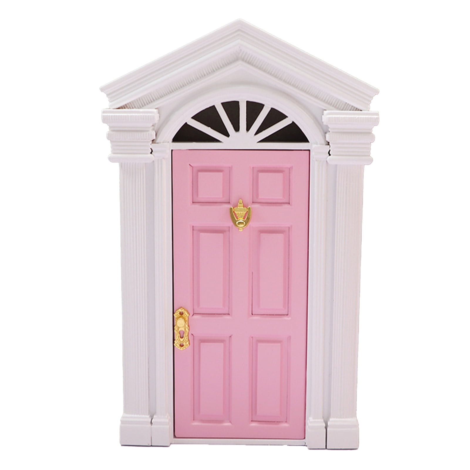 Dollhouse Door - Realistic Colorful Decorative Miniature Wooden Model ...