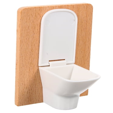 OGITUDE Doll House Toilet Mini flushing Toilet Toy Doll House Miniature ...