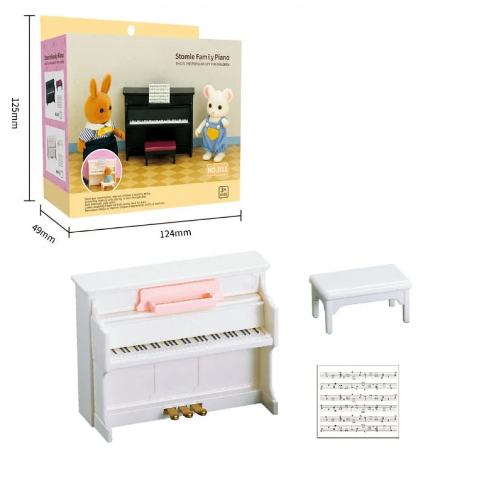 Dollhouse Furniture Set Doll house Bathroom/Kitchen/Fridge/Washing ...