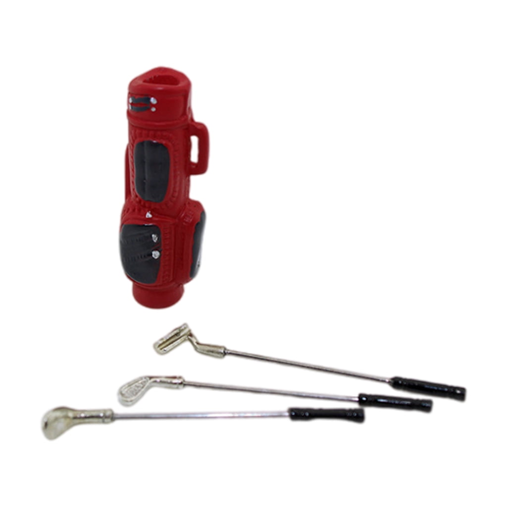 Dollhouse Golf Clubs,Dollhouse Miniature Mini Golf Clubs with ,Mini ...