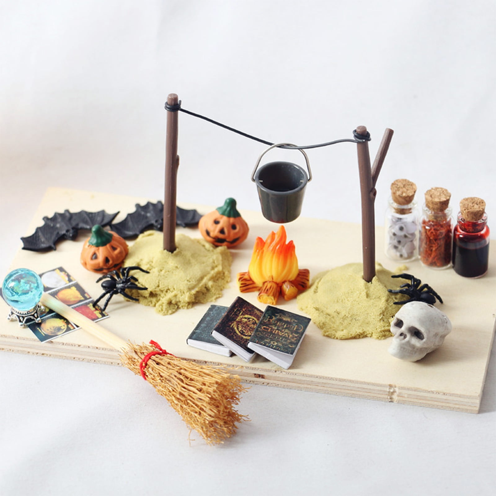Dollhouse Halloween Set under $5! Xqxayjr Dollhouse 1:12 Halloween ...