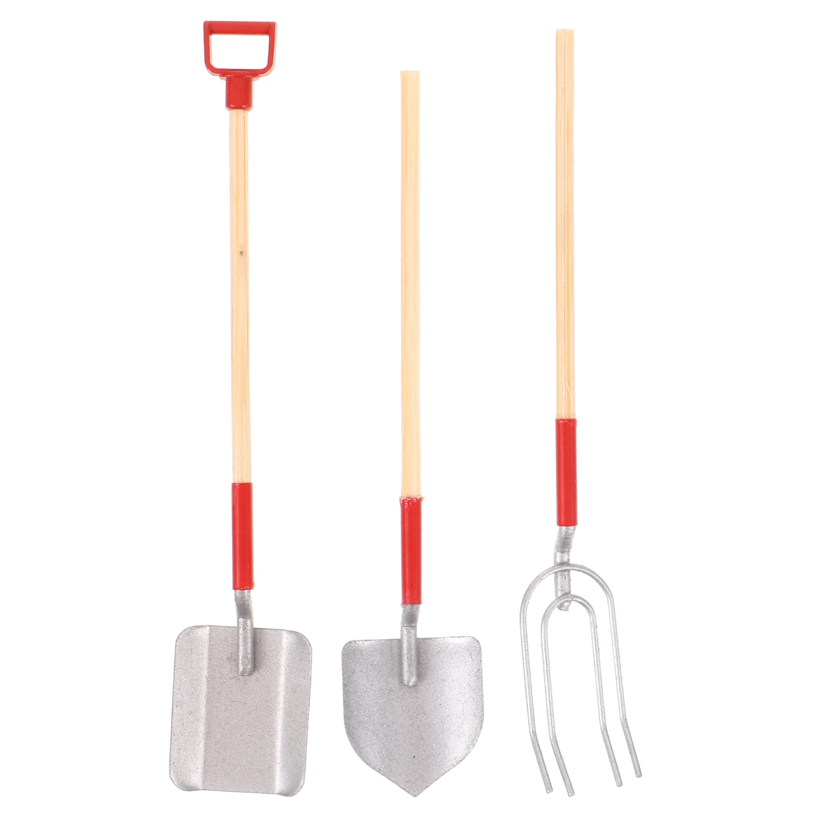 Dollhouse Hoe Gardening Tool Tools Birthday Gift Tabletop Decor Kids ...