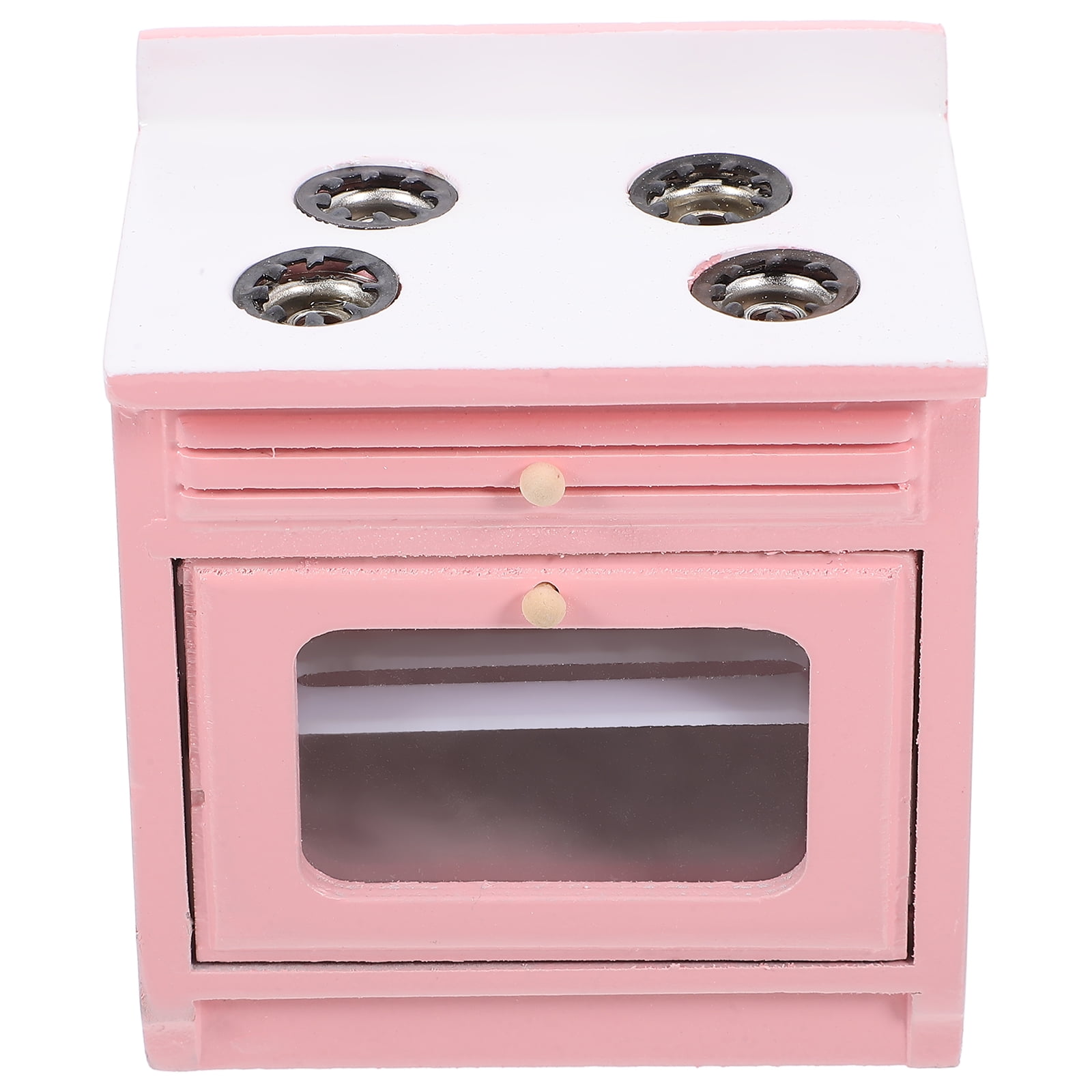 Dollhouse Kitchen Stove Gas Cooktop Model Decorate Miniature Cooking ...