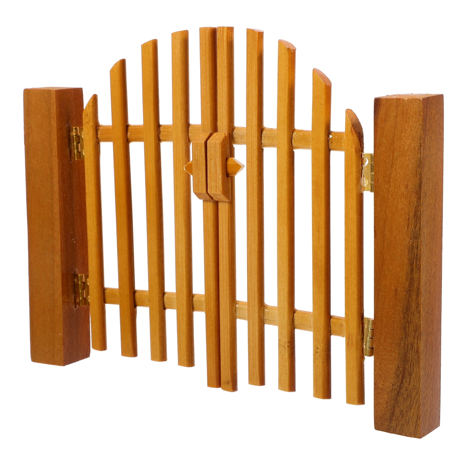 HEMOTON Wooden Mini Gate Model for Dollhouse Furniture Accessory ...