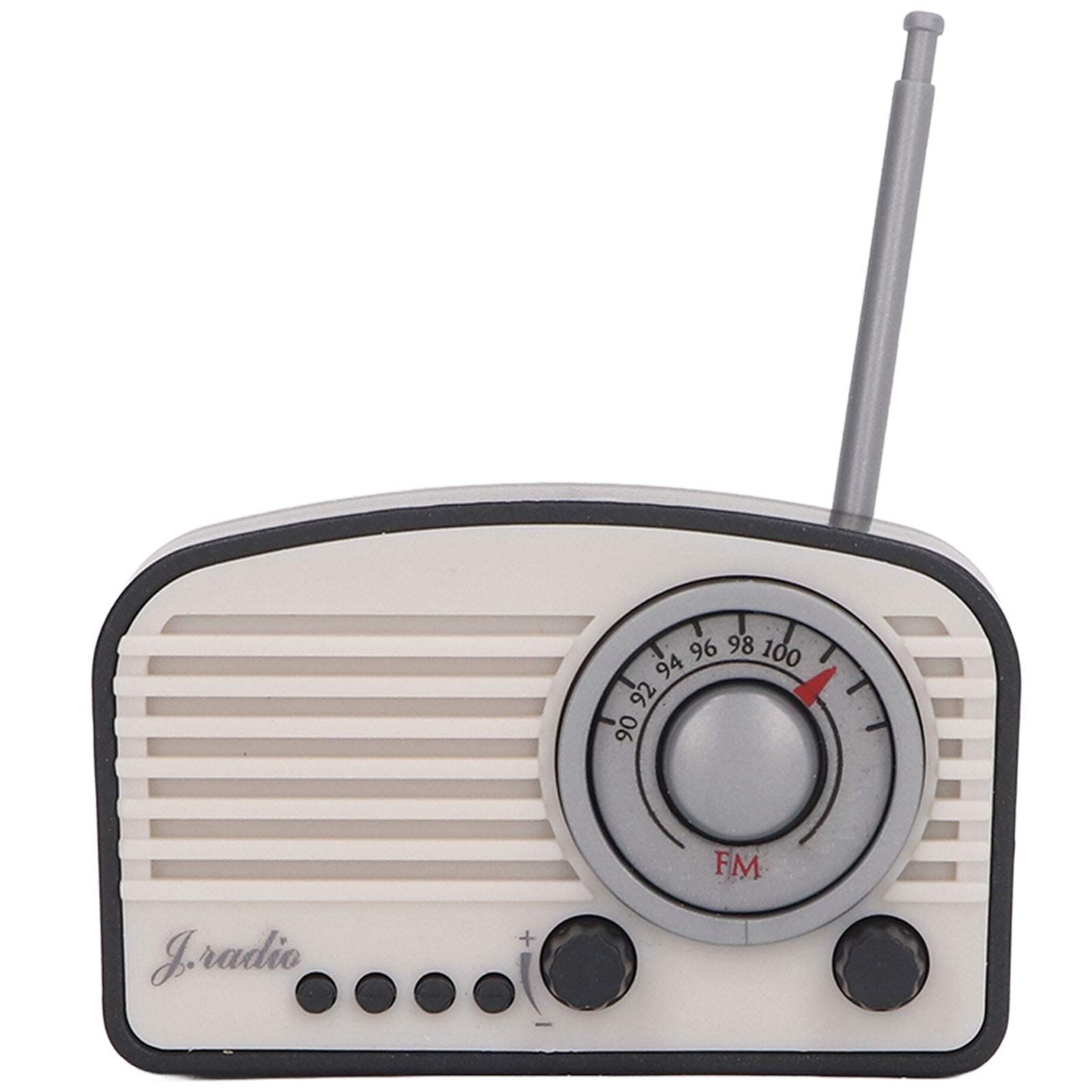Dollhouse Mini Radio Model Vintage Cute Decoration Realistic Dollhouse ...