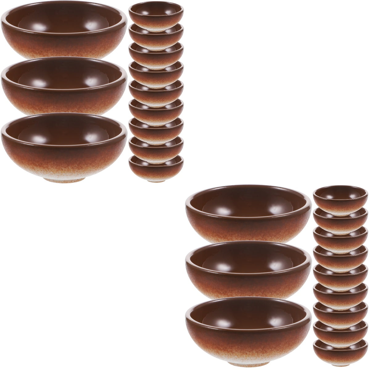 Dollhouse Mini Simulation Cups 24 Pcs Realistic Miniature Bowls Models ...