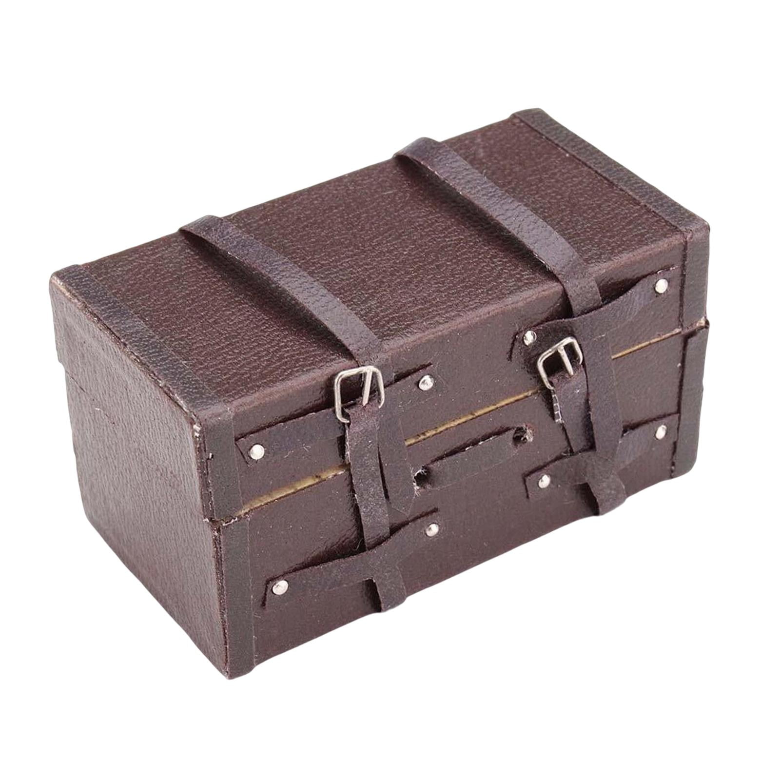Dollhouse Mini Suitcase, Dollhouse Accessories, 1/12 Scale doll Luggage ...