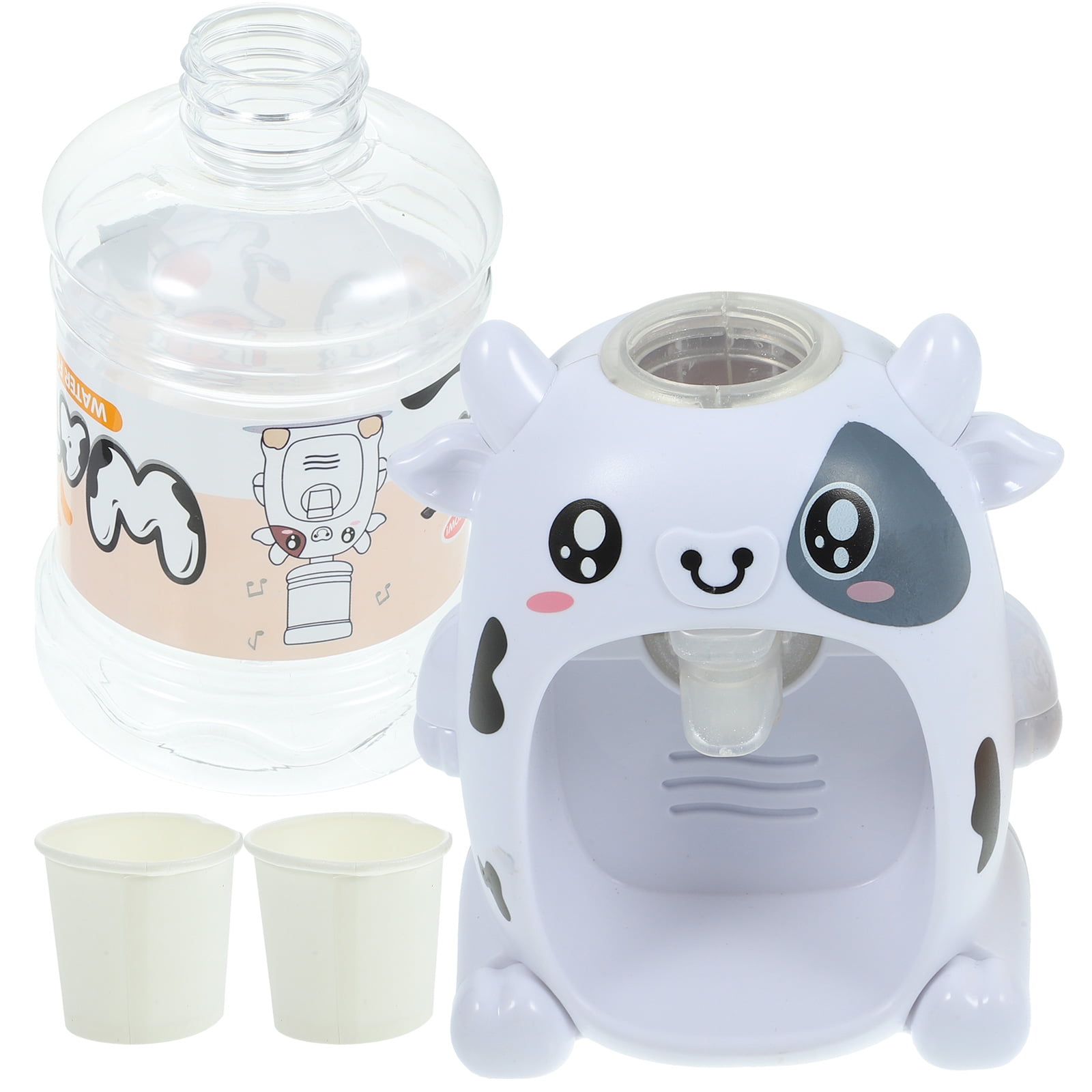 Dollhouse Mini Water Dispenser Stuff Toy Cartoon Milk Cow Child ...