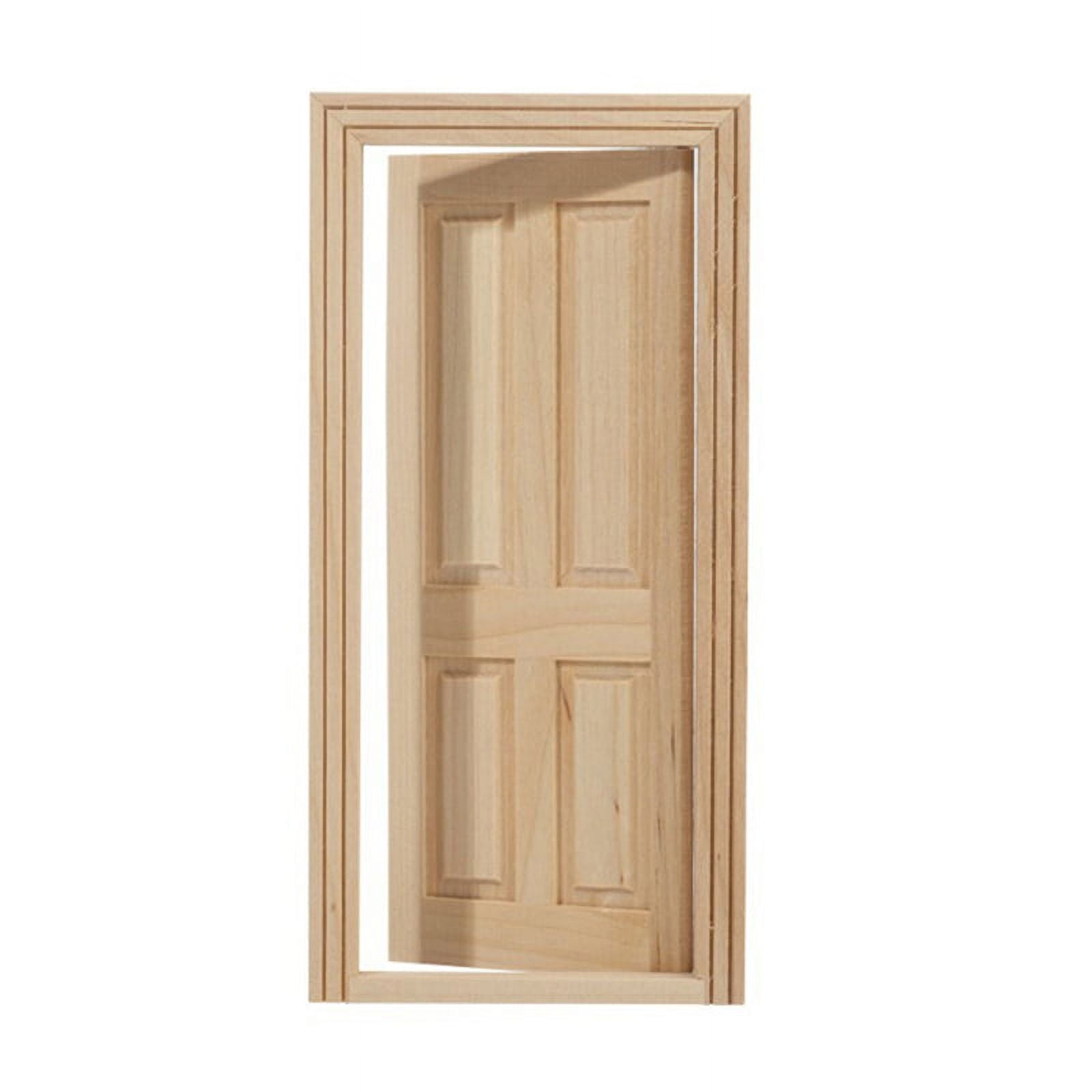 Dollhouse Mini doors and windows can be painted and colored with plain ...