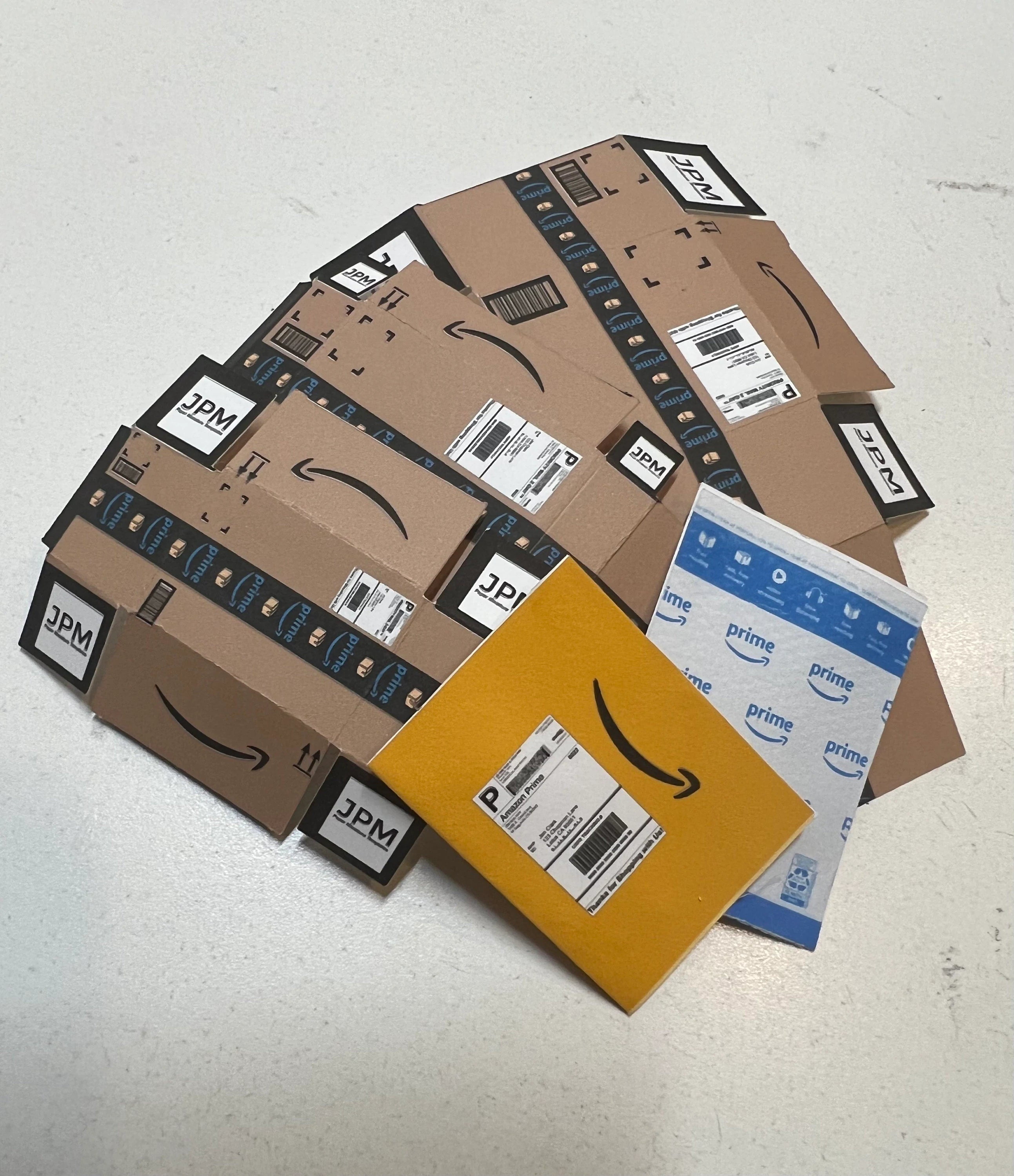 Dollhouse Miniature 5pc Shipping Packages Mailers, Envelopes, Mini ...