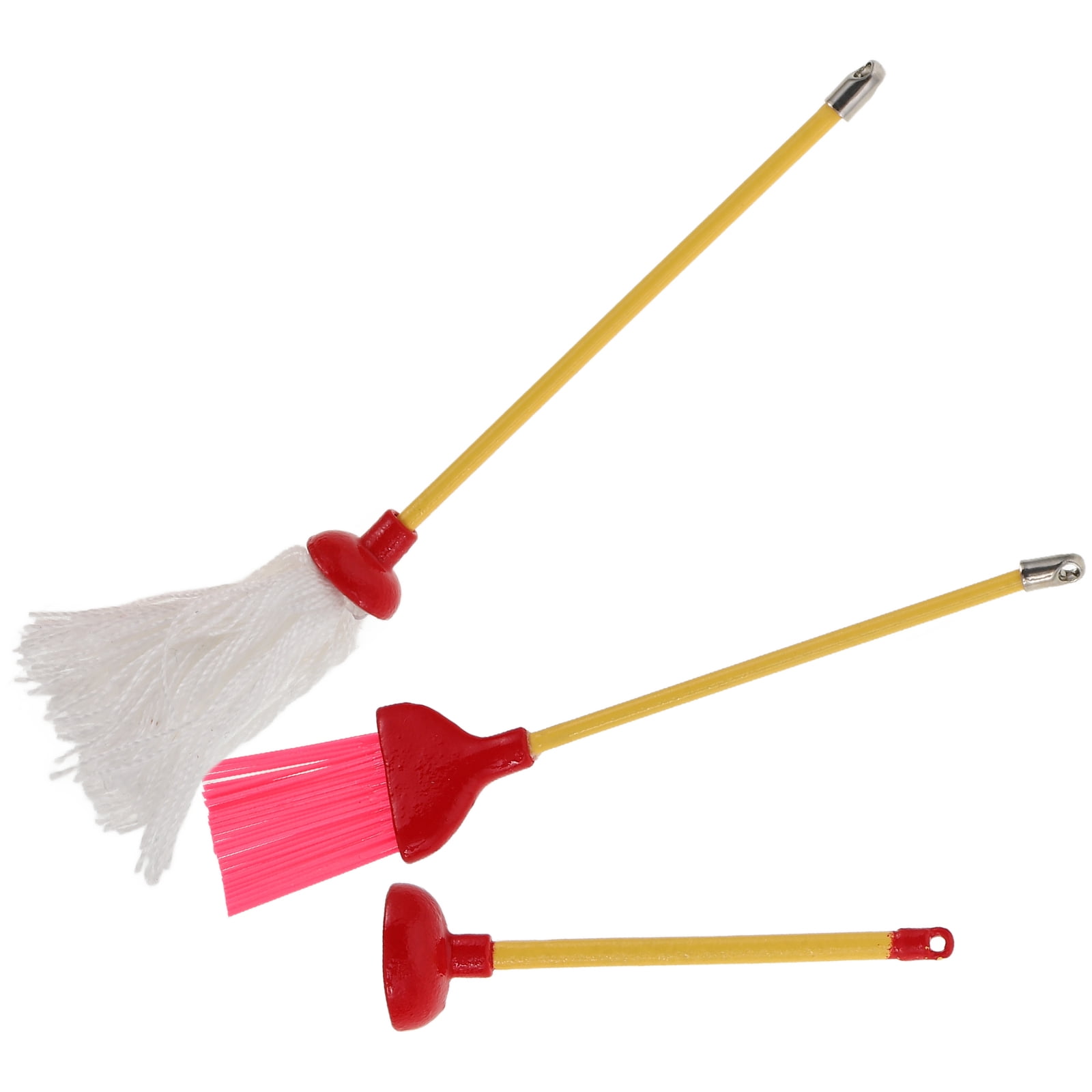 Barbie Dream House Furniture Dollhouse Miniature Mop And Broom Set - 1 ...