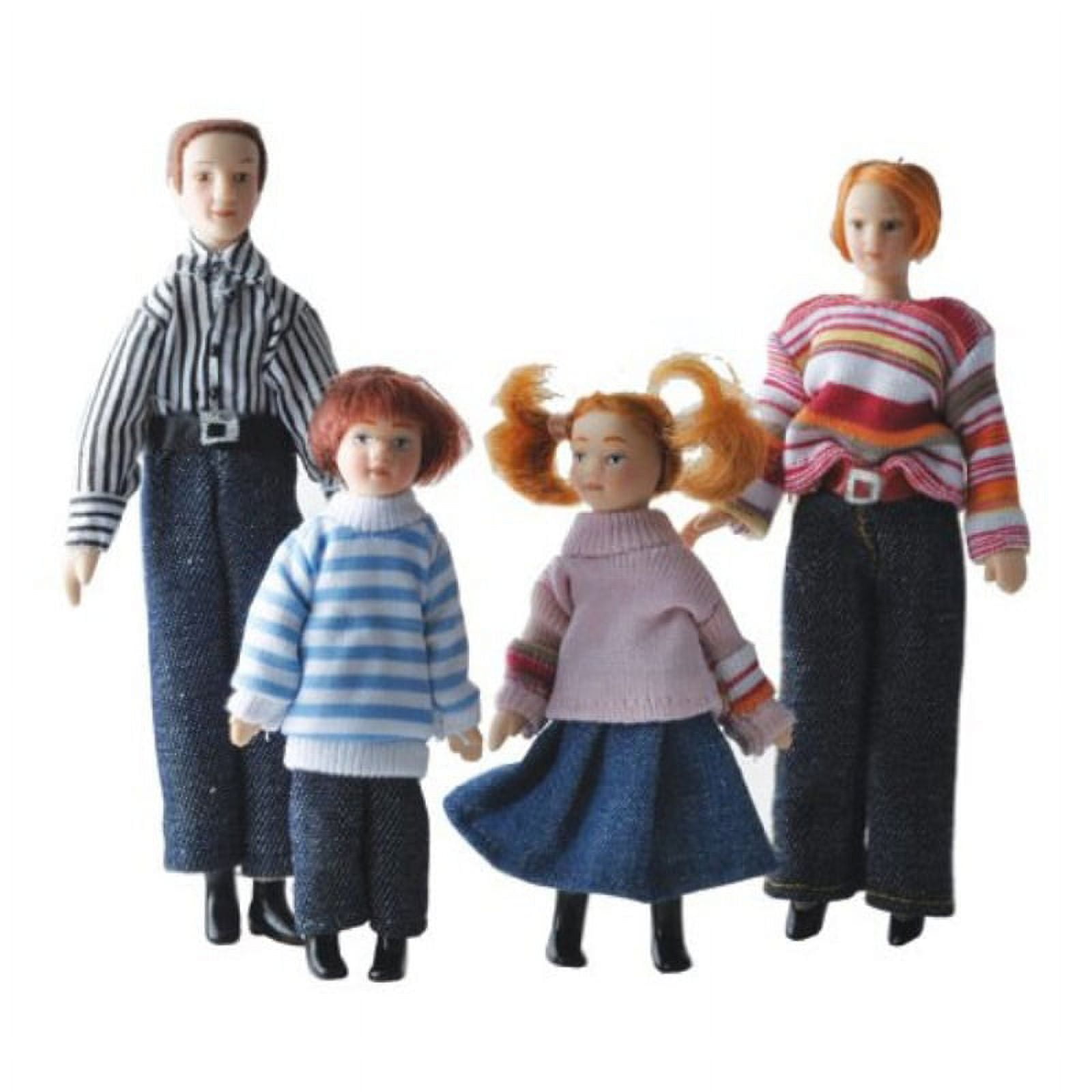 Dollhouse Miniature The Cooper Family Dolls - Walmart.com