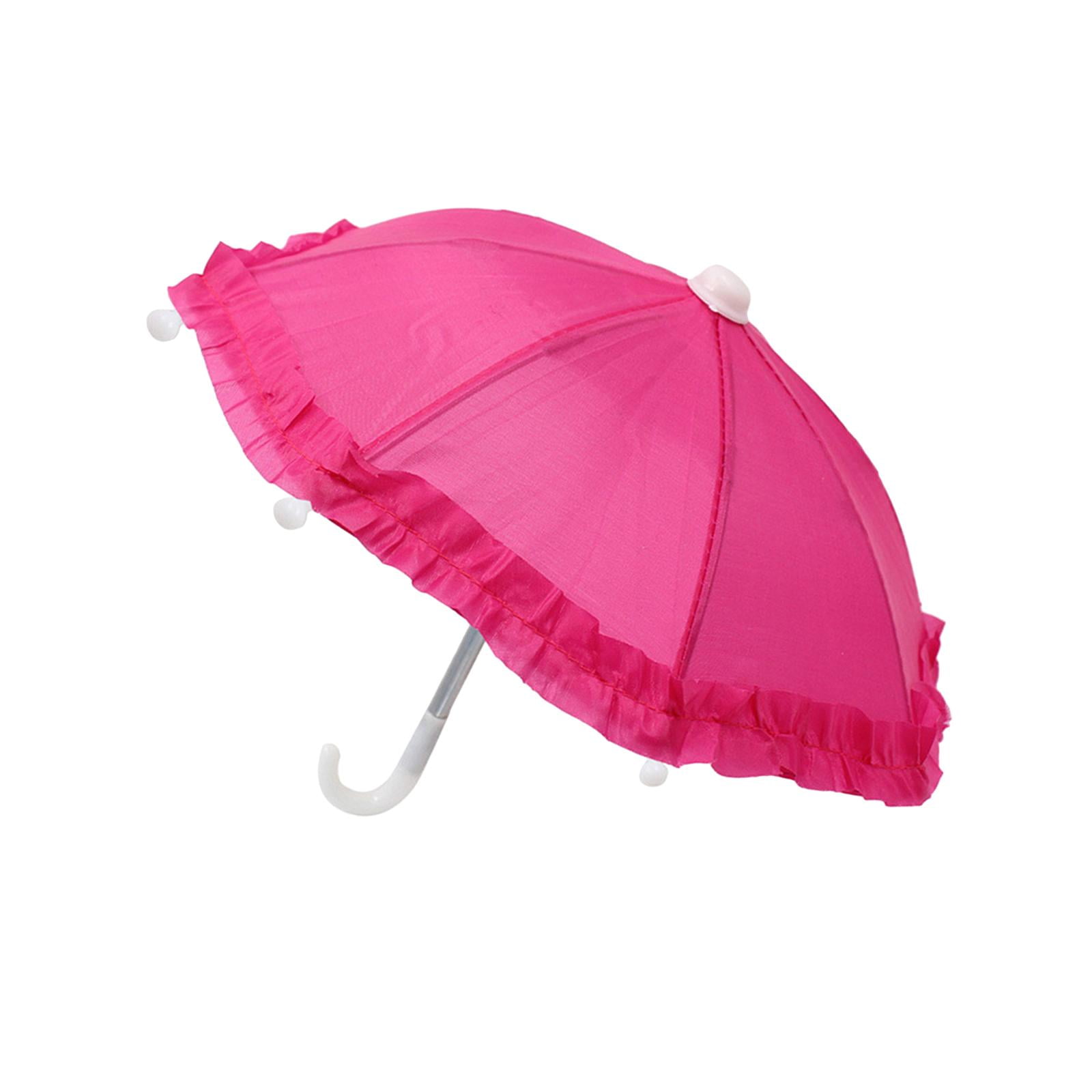 Dollhouse Miniature Umbrella, Mini Rainy Umbrella, Kids Children Toy ...