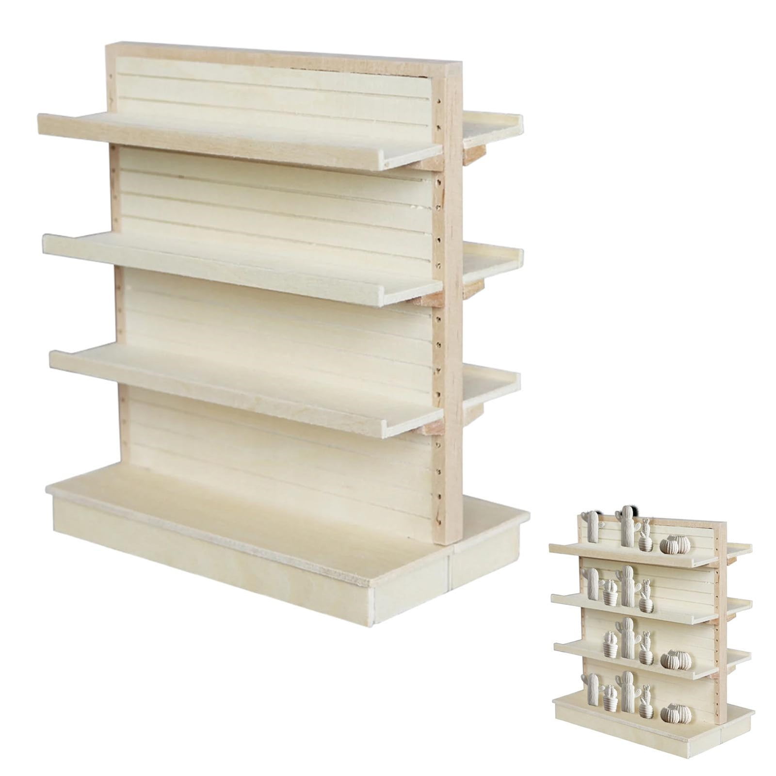 Dollhouse Miniatures: Deluxe Supermarket Shelves And Display Furniture ...