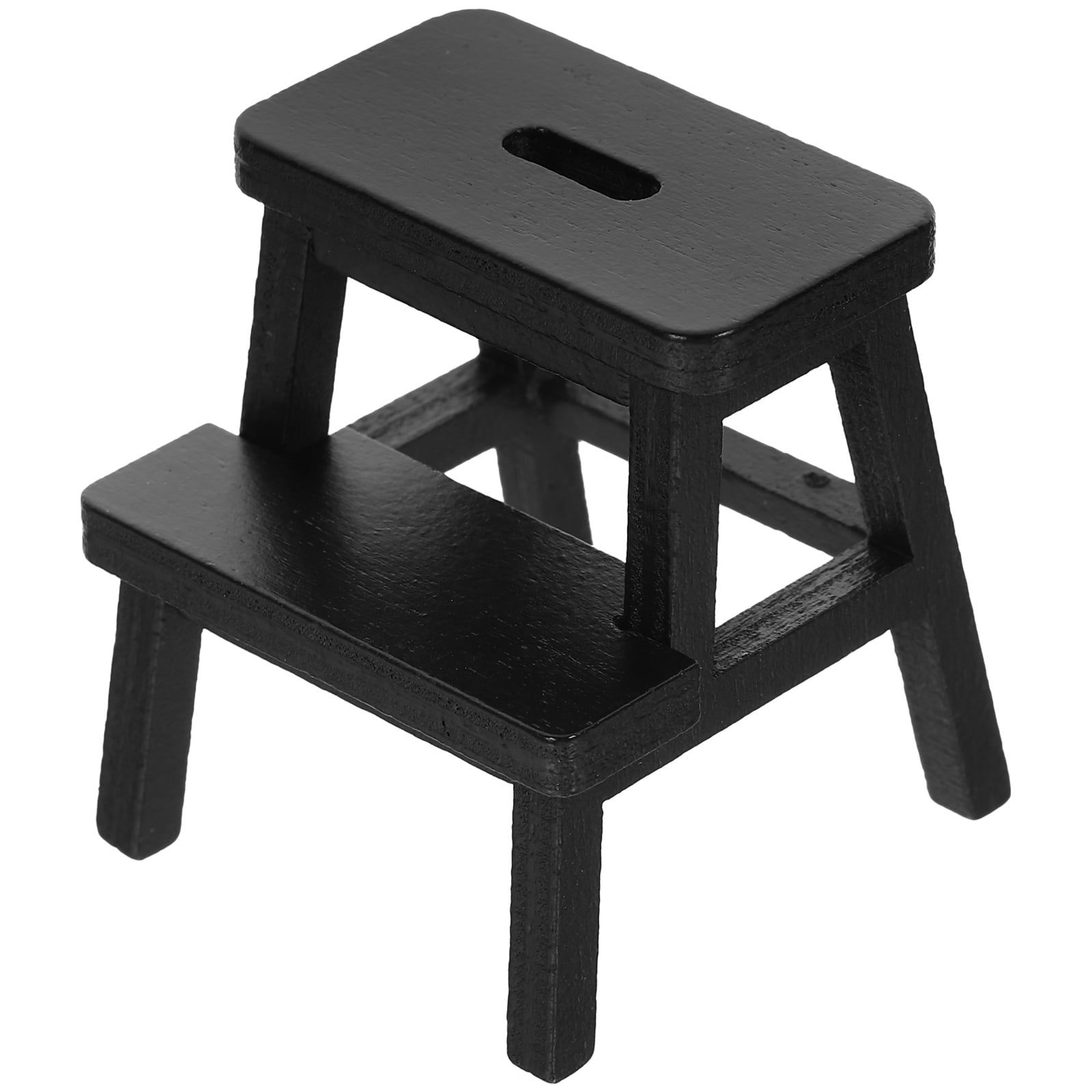 Dollhouse Small Furniture Model Miniature Wood Stool Double-deck Small ...
