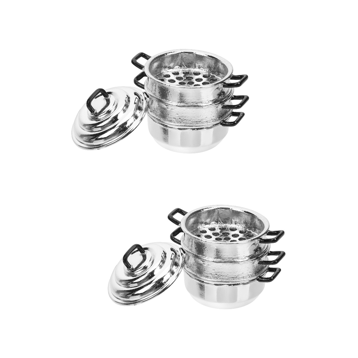 Dollhouse Steamer Kids Kitchen Toy Cookware Toys Playset Cooking ...