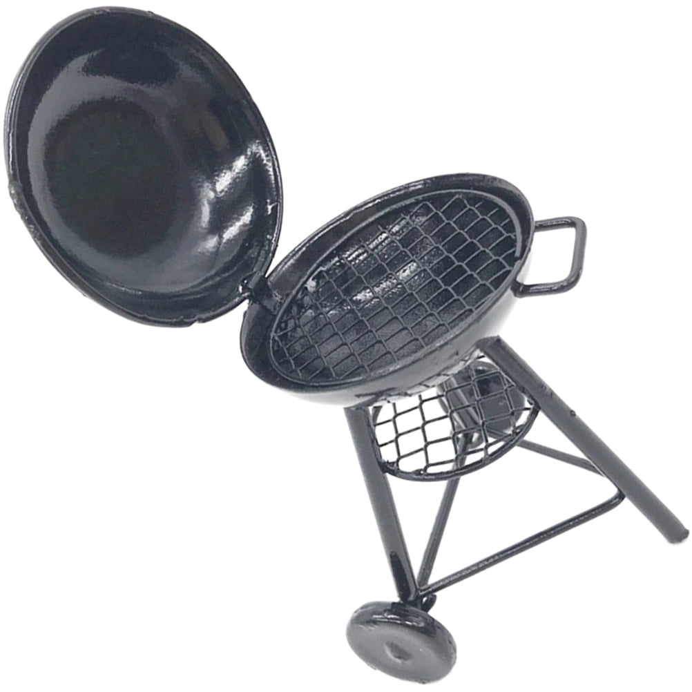 ifundom Camping Accessories Cooking Miniature BBQ Grill Black 1 Pcs ...