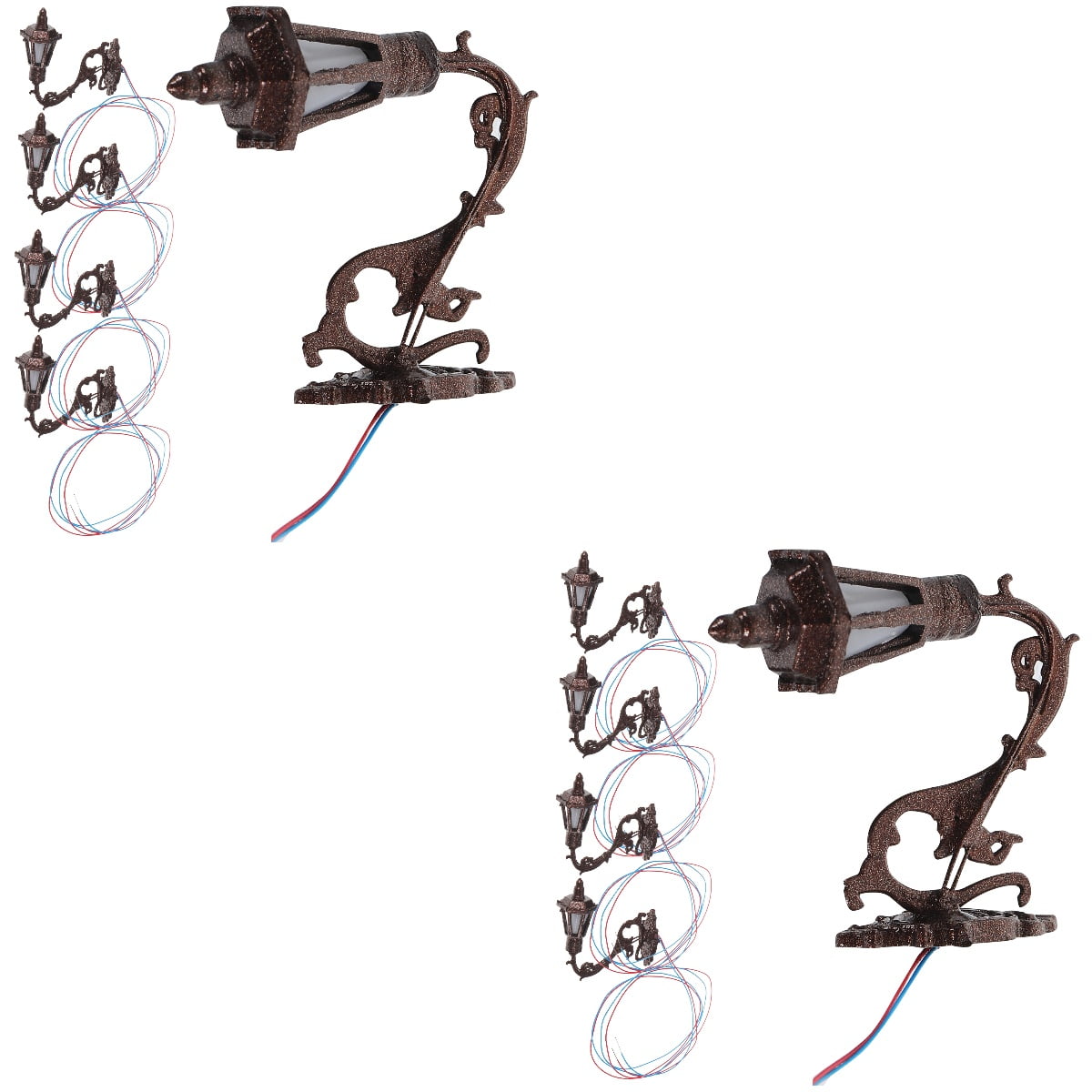 Dollhouse Wall Light Lights Abs Stainless Steel Outdoor Pathway Lantern ...