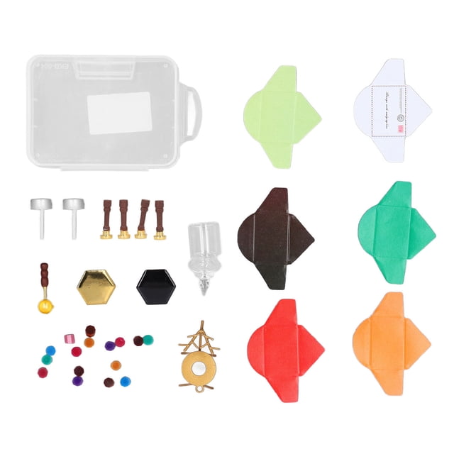 Dollhouse Wax Seal Stamp Multipurpose Innovative Simulation Miniature ...