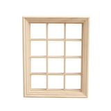 Dollhouse Window 1/12 12 Pane Window Frame Model for Photo Props Living ...