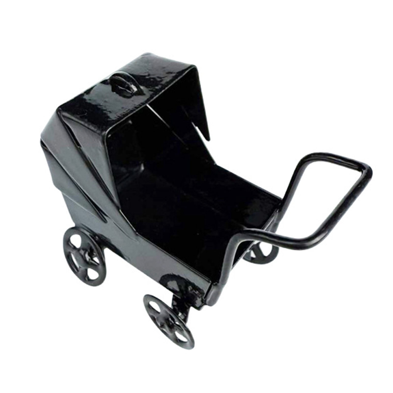Dollhouses Small Nursery Pram Model Toddler Bed 1:12 Models Toy ...