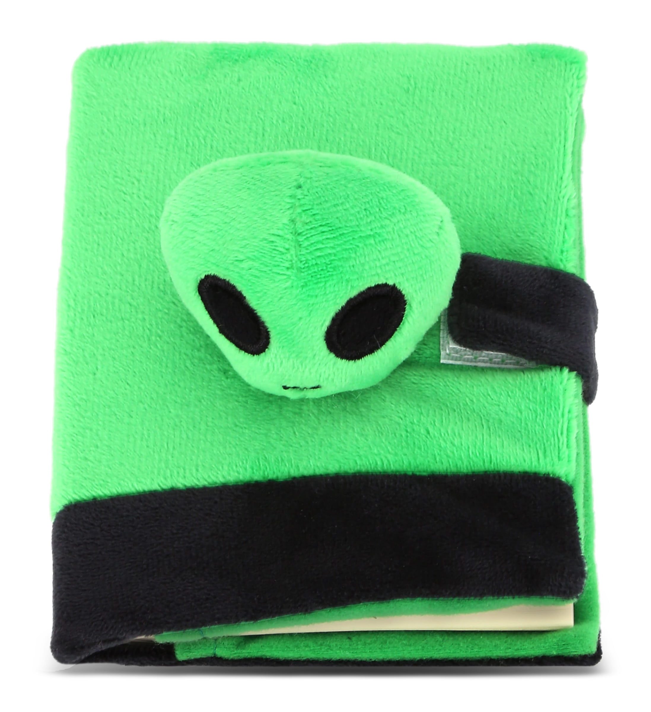 DolliBu Alien Plush Notebook – Unique Plush School Journal, Cute Furry ...