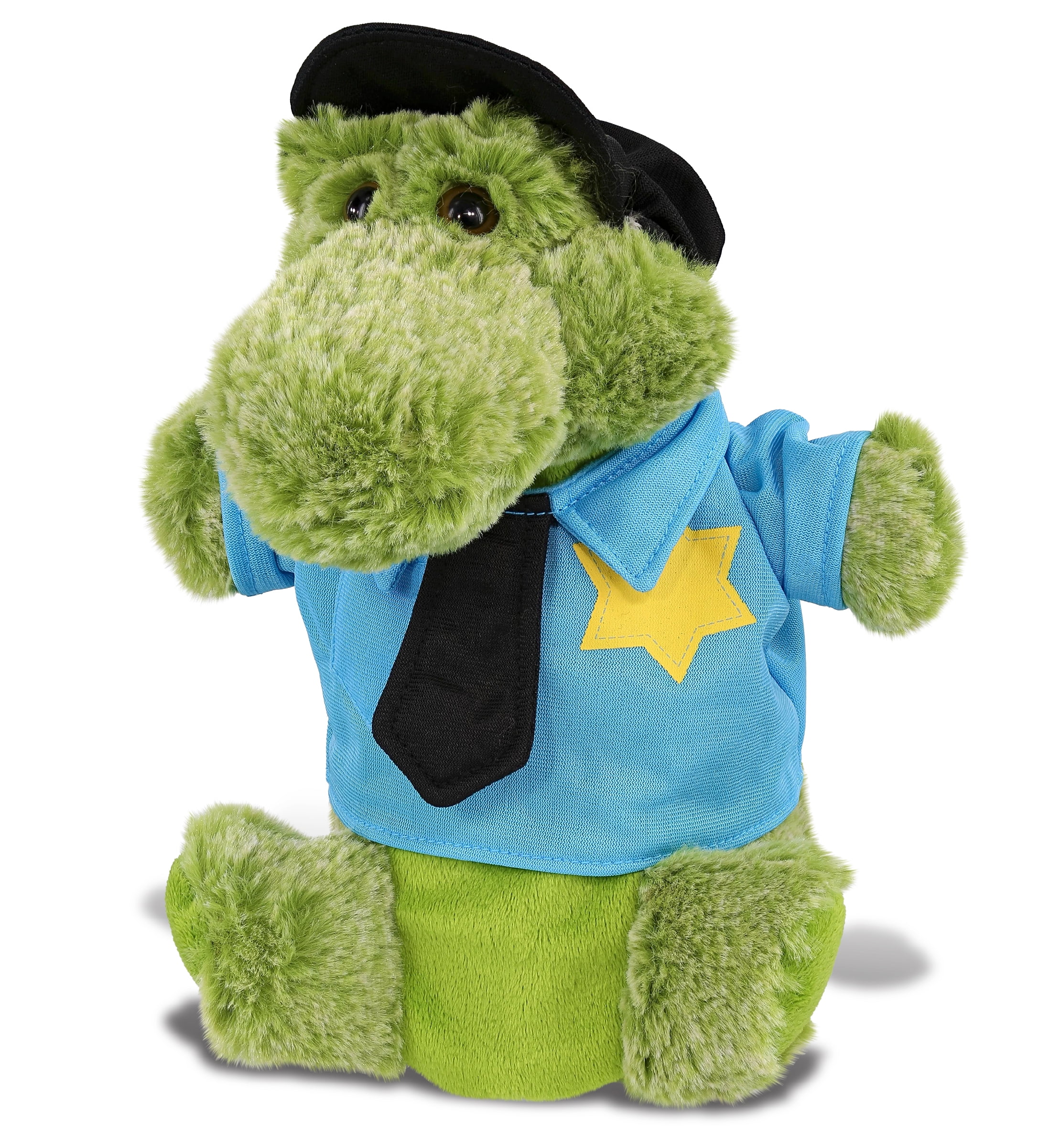 DolliBu Alligator Police Officer Super Soft Hand Puppet Plush Toy ...