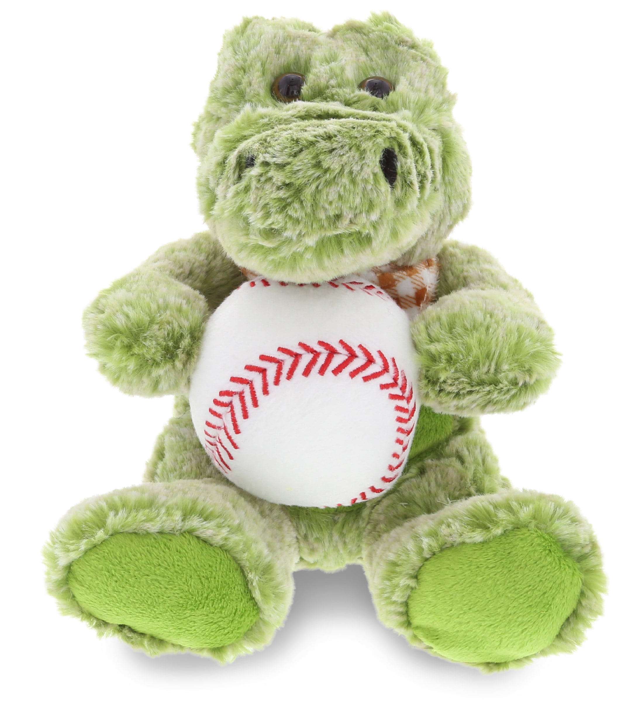 DolliBu Alligator Stuffed Animal with Baseball Plush - Soft Huggable ...