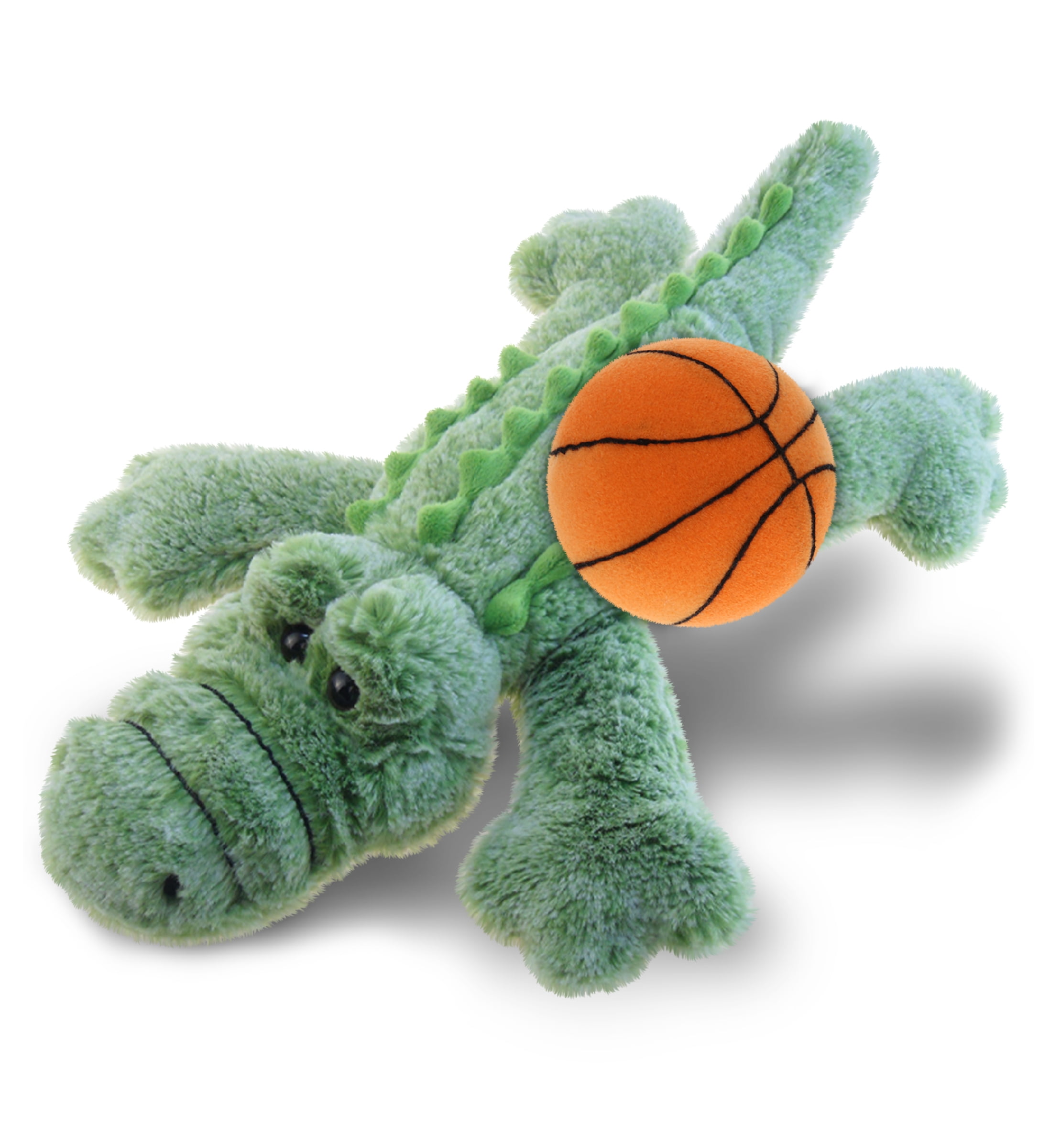 DolliBu Alligator Stuffed Animal with Basketball Plush - Soft Huggable ...