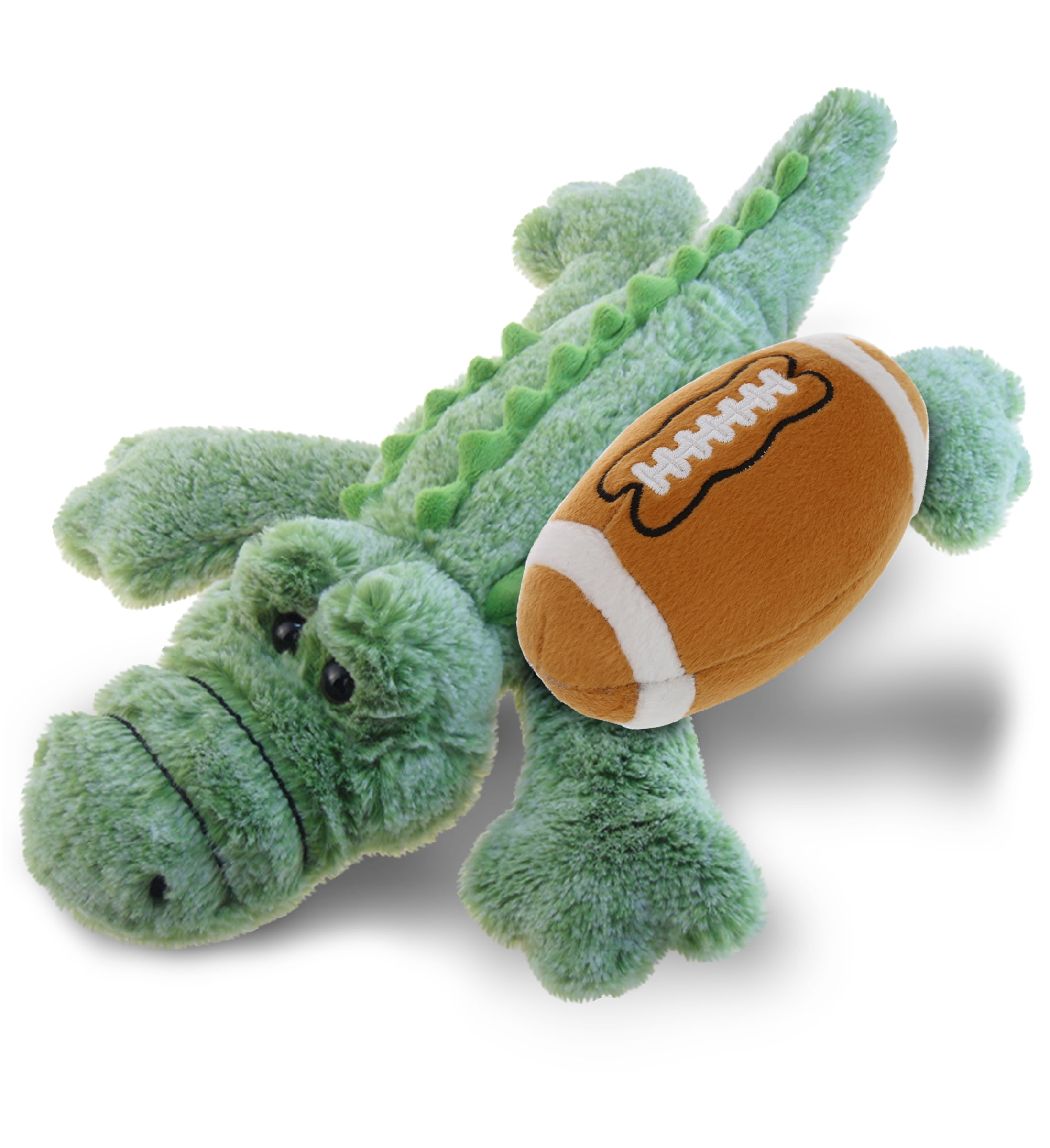DolliBu Alligator Stuffed Animal with Football Plush - Soft Huggable ...