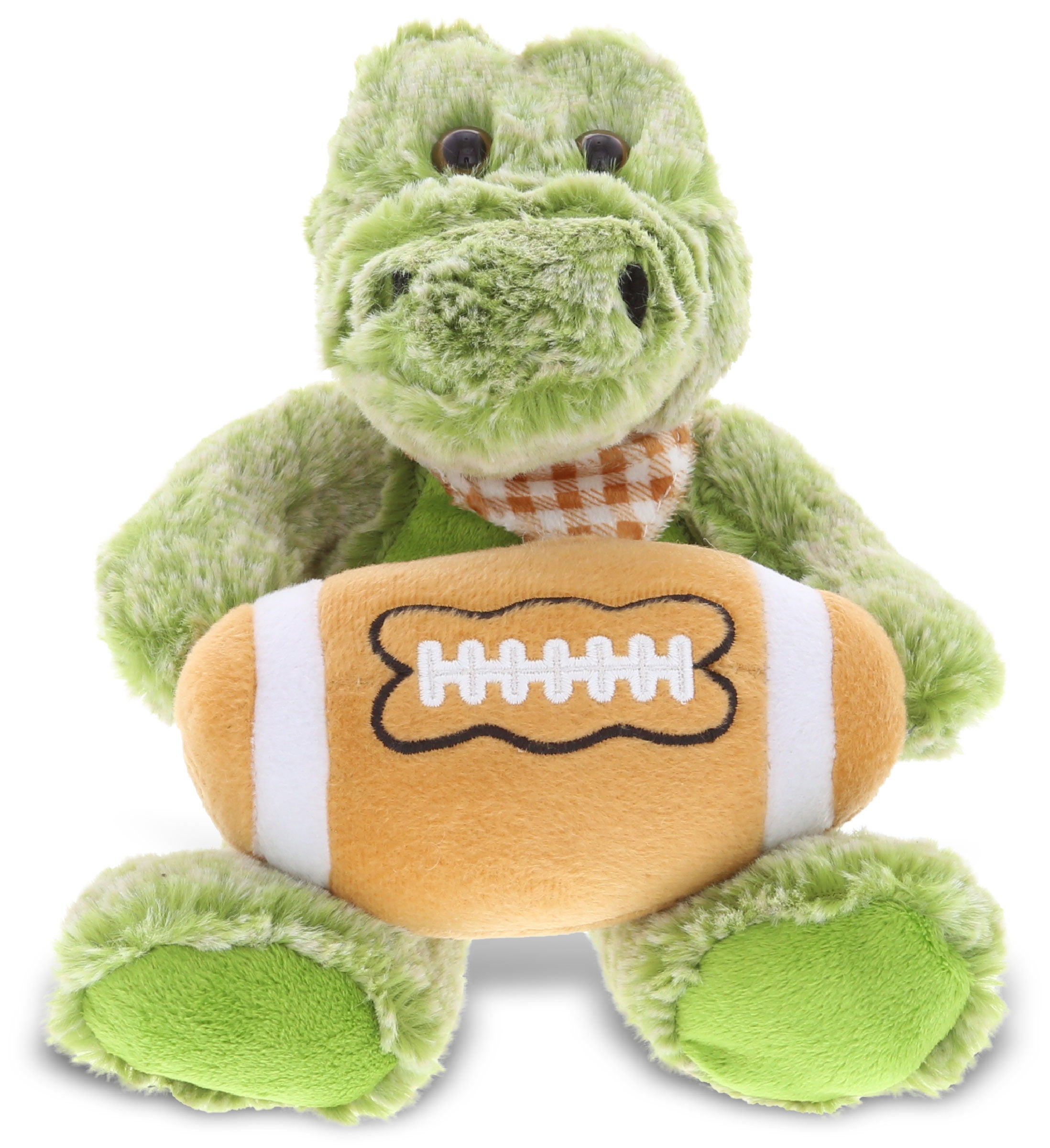 DolliBu Alligator Stuffed Animal with Football Plush - Soft Huggable ...