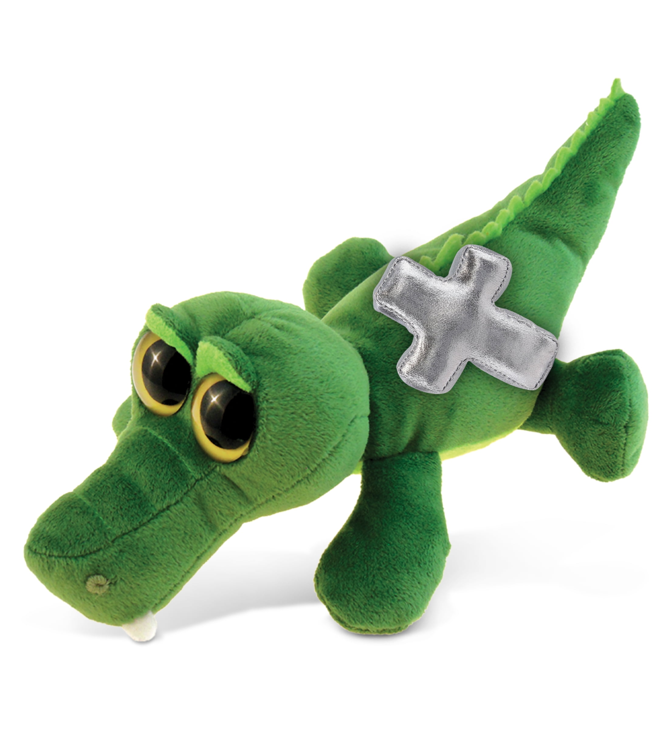 DolliBu Alligator Stuffed Animal with Silver Cross Plush - Religious ...