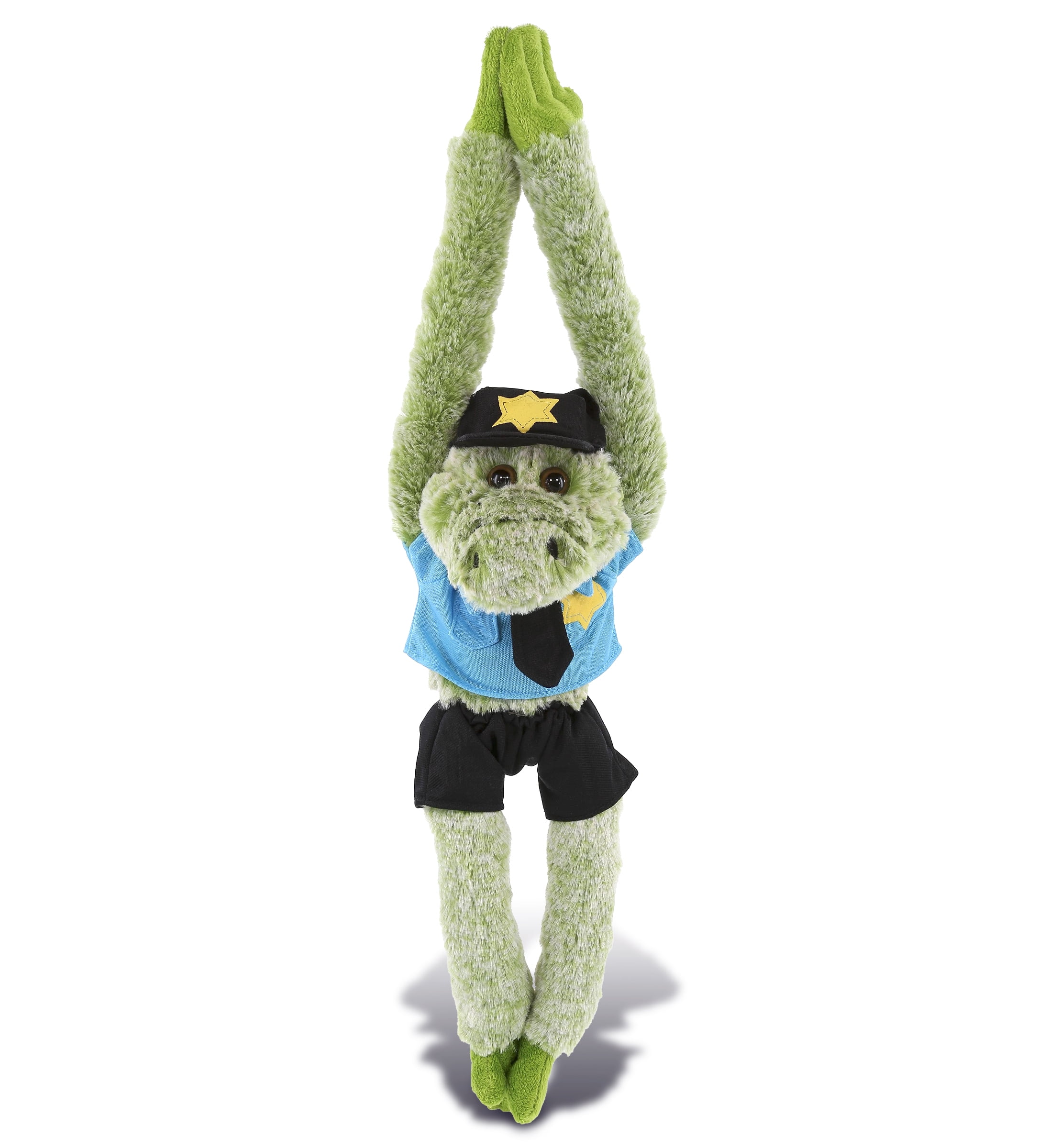 DolliBu Alligator with Long Arms Police Officer Plush Toy - Soft ...