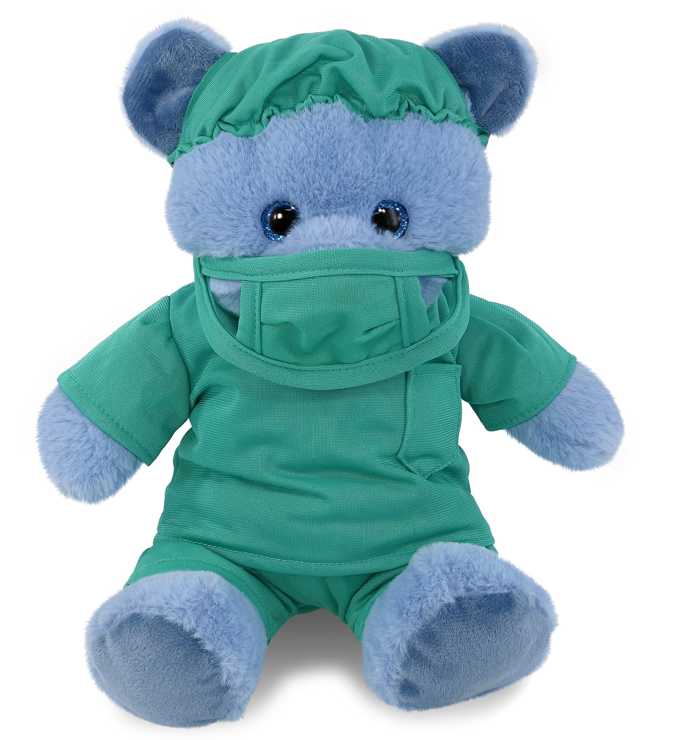 DolliBu Baby Blue Bear Doctor Plush Toy - Super Soft Bear Doctor ...