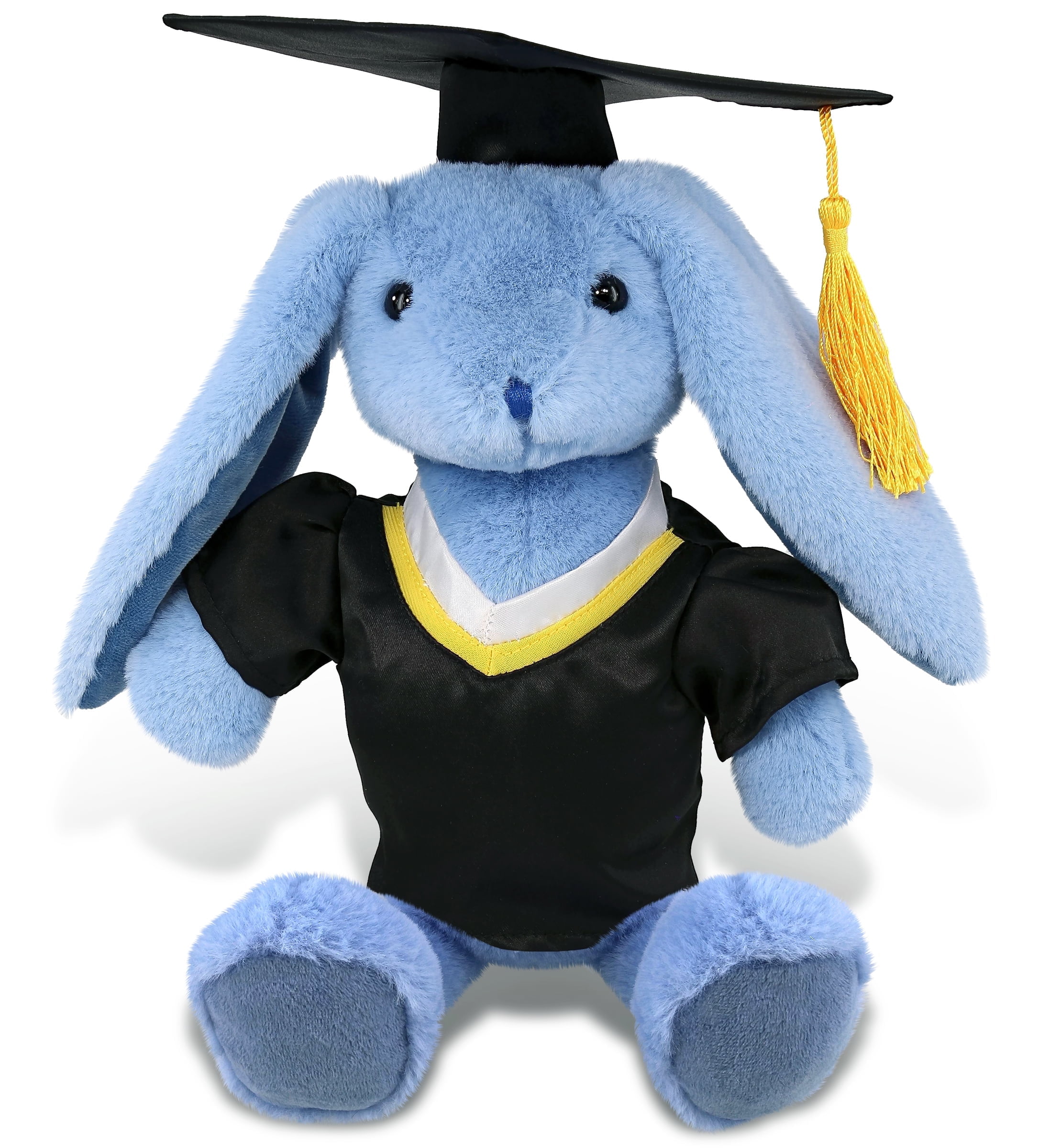 DolliBu Baby Blue Rabbit Graduation Plush Toy - Soft Huggable ...