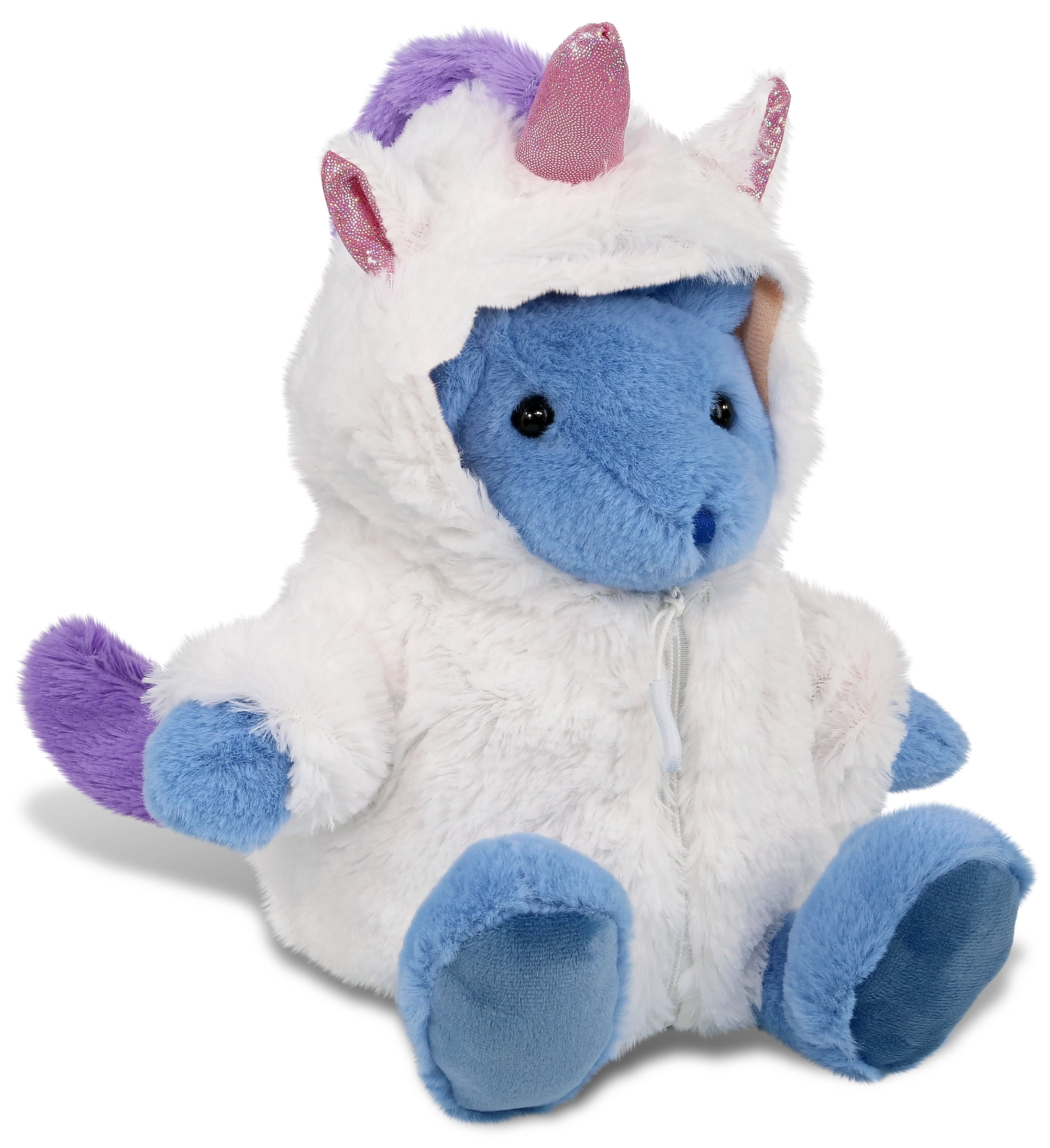 DolliBu Baby Blue Rabbit Unicorn Plush Stuffed Animal Toy - Super Soft ...