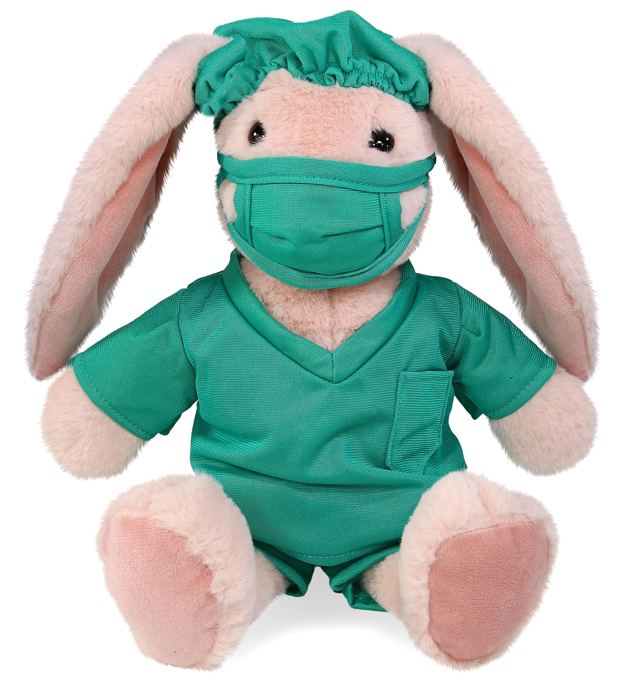 DolliBu Baby Pink Rabbit Doctor Plush Toy - Super Soft Rabbit Doctor ...