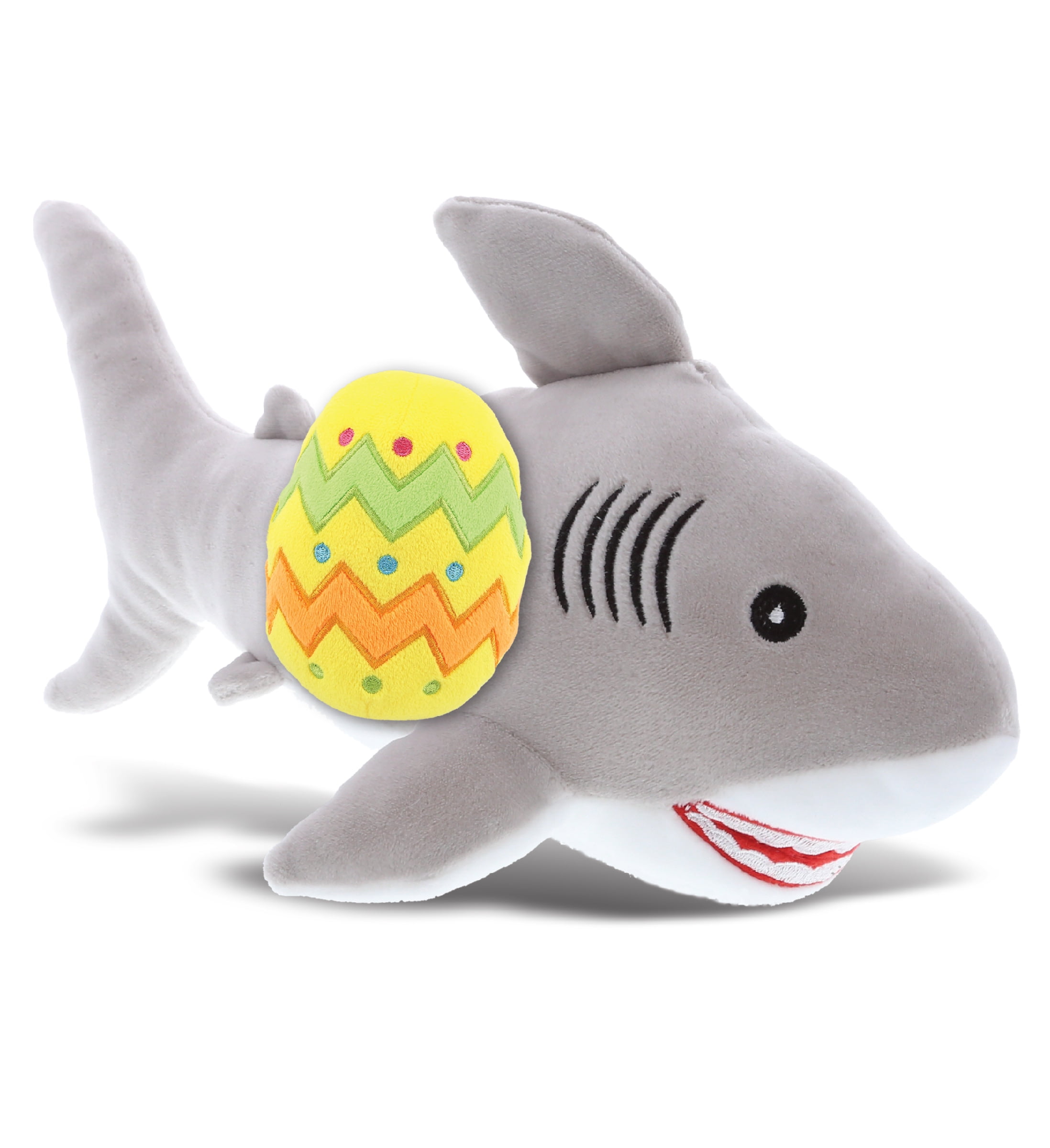 DolliBu Baby Soft Grey Shark with Yellow Easter Egg Plush - Perfect ...