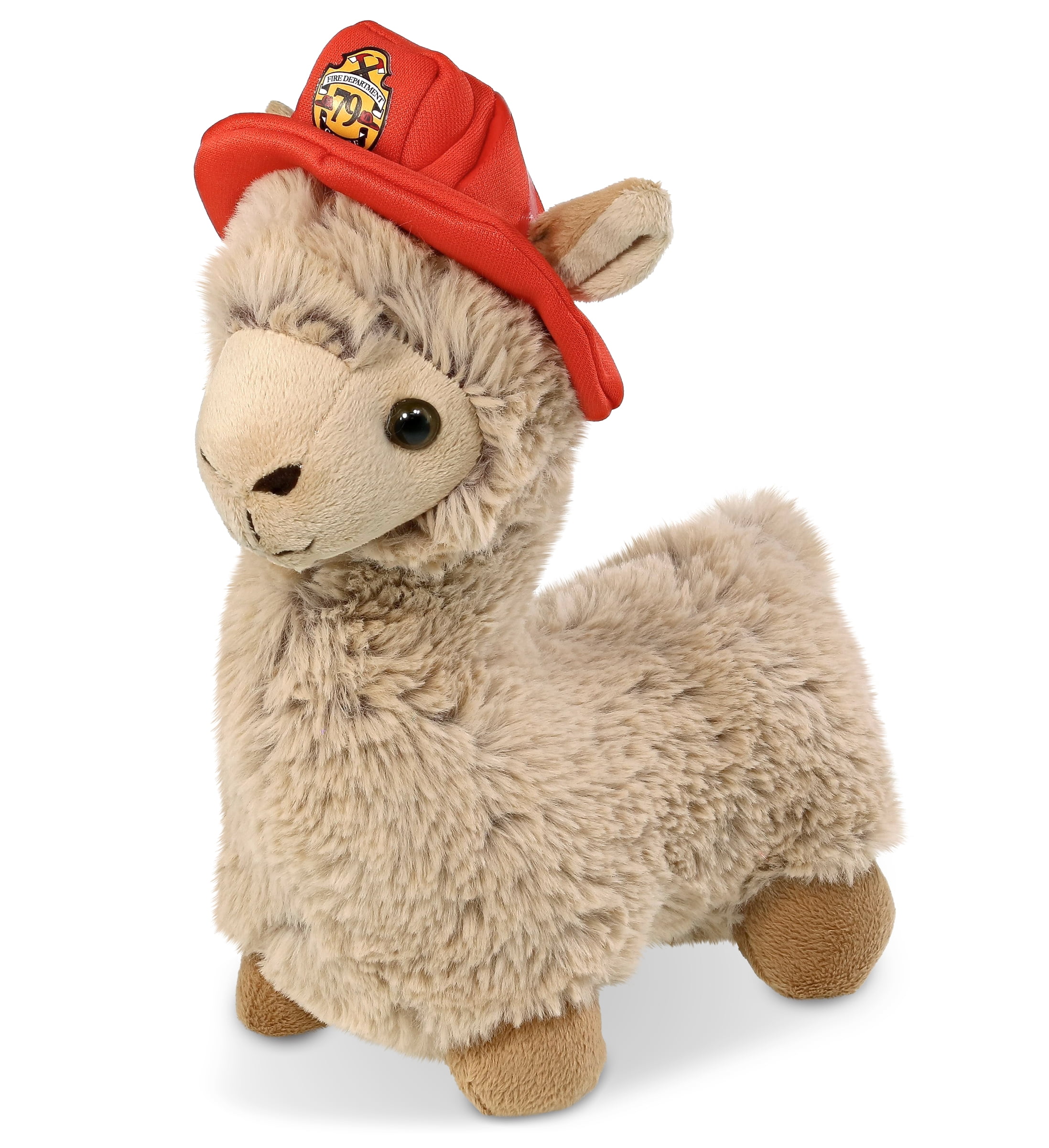 DolliBu Beige Llama Firefighter Stuffed Animal - Super Soft Llama ...