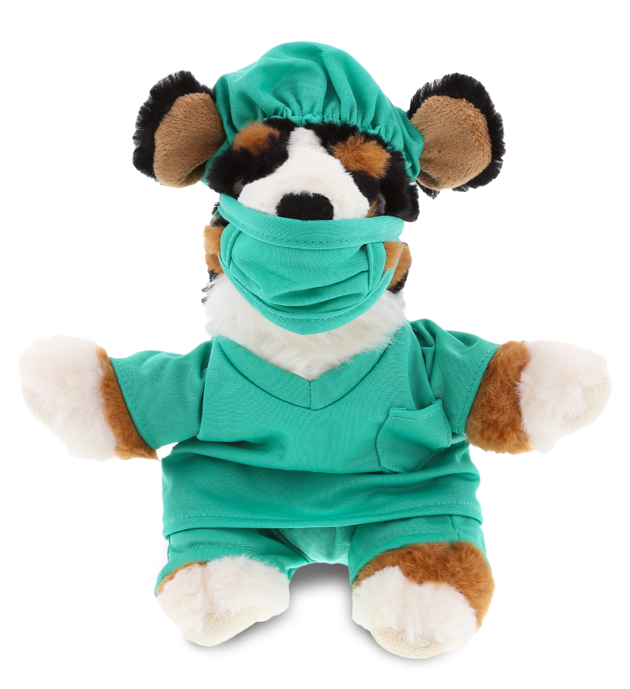 DolliBu Bernese Dog Doctor Plush Toy - Super Soft Bernese Dog Doctor ...