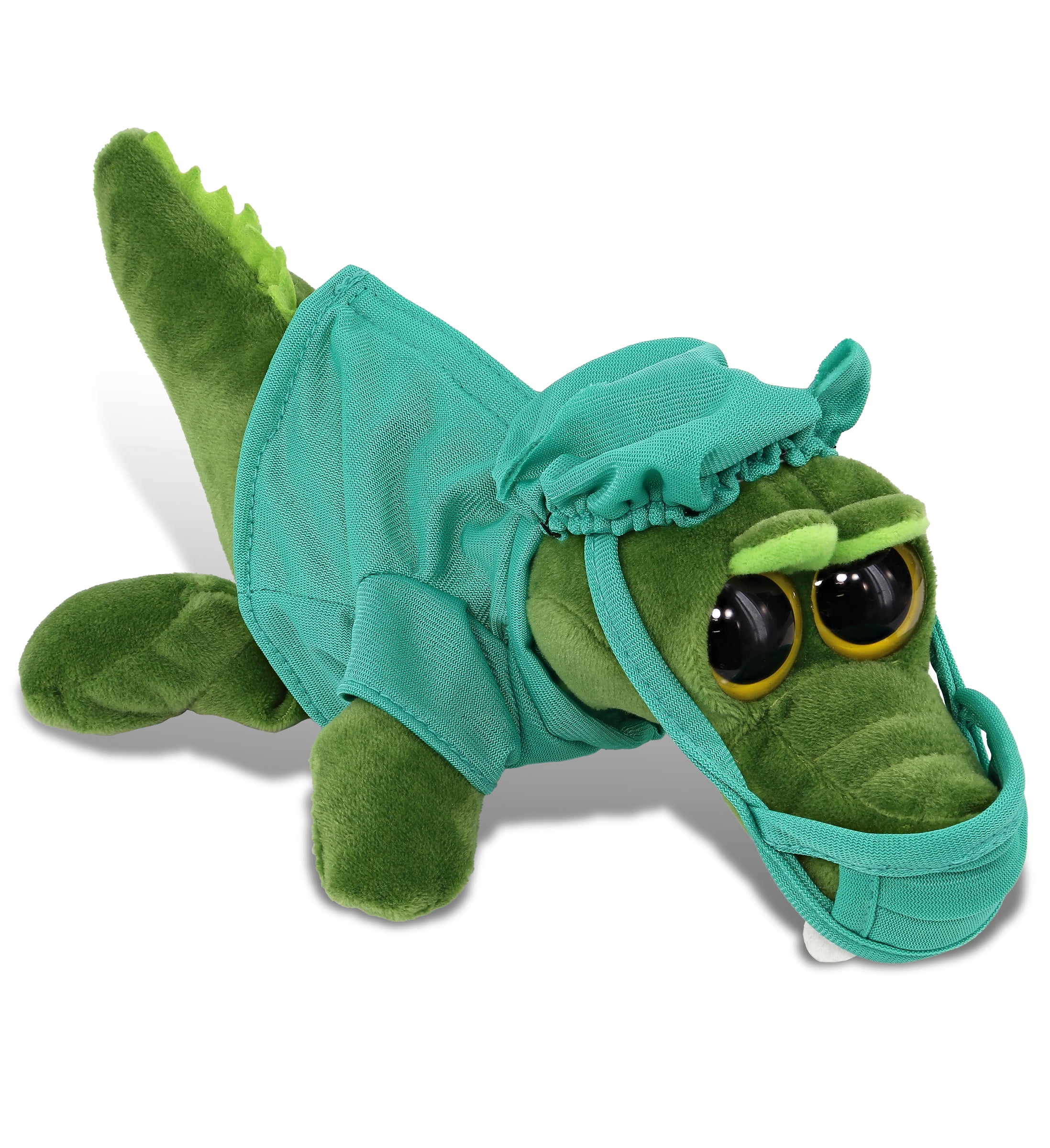 DolliBu Big Eye Alligator Doctor Plush Toy - Super Soft Alligator ...