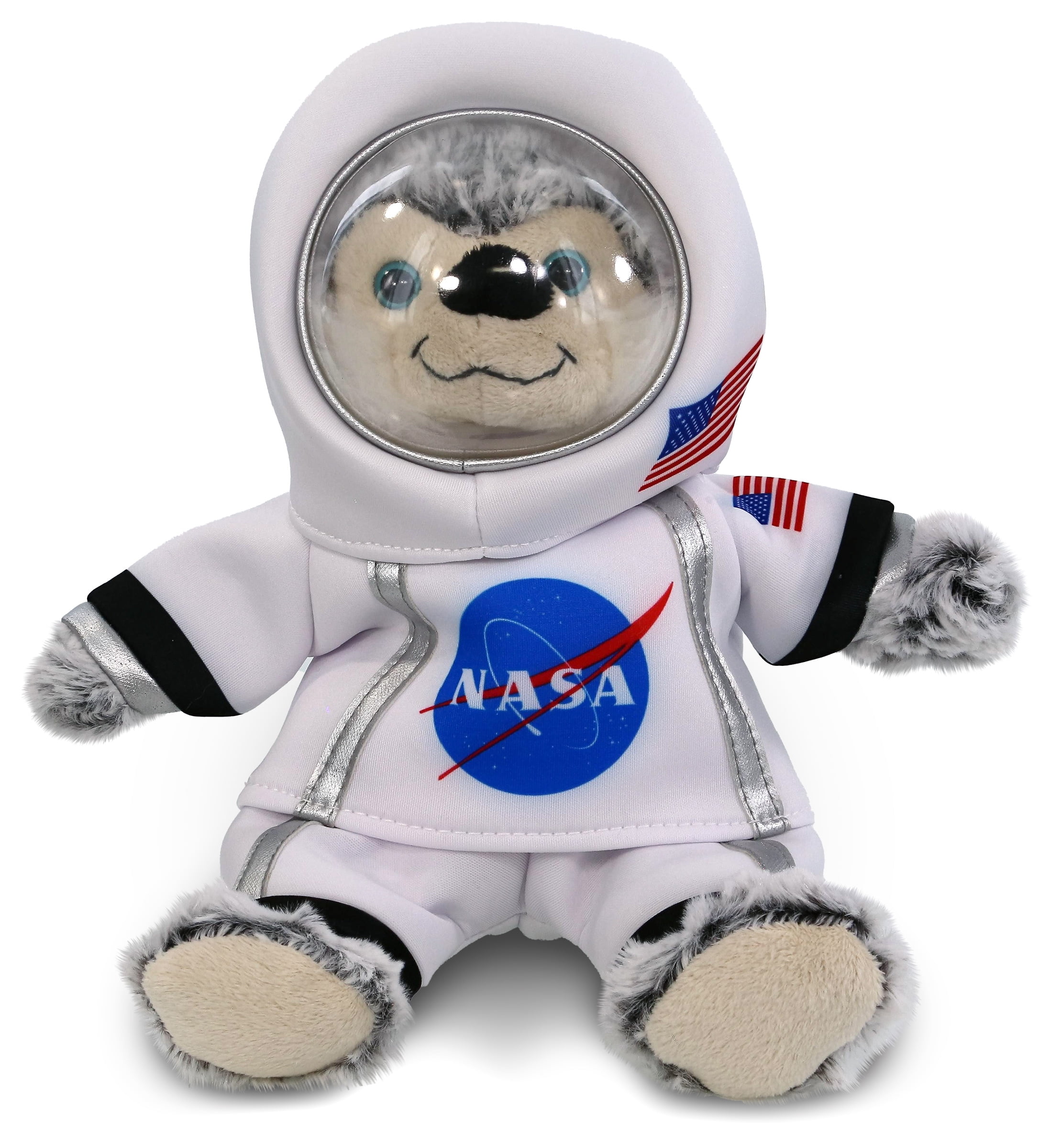 DolliBu Big Eye Husky Dog Astronaut Plush Toy - Super Soft Pet Life ...
