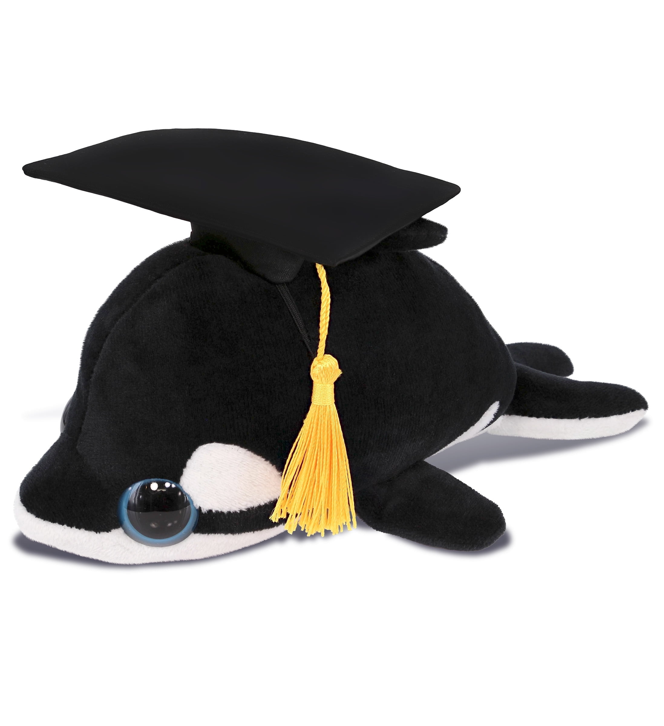 DolliBu Big Eye Killer Whale Graduation Plush Toy - Super Soft Plush ...