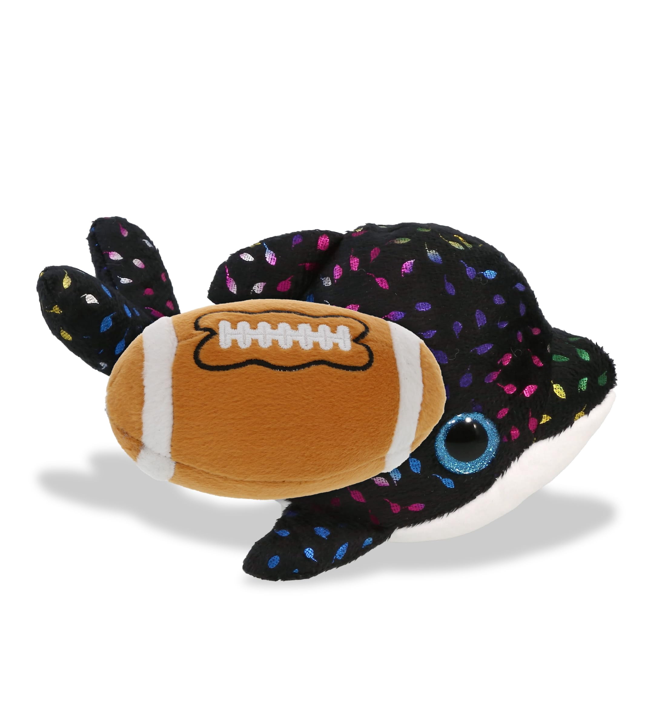 DolliBu Big Eye Orca Whale Stuffed Animal with Football Plush – Soft ...