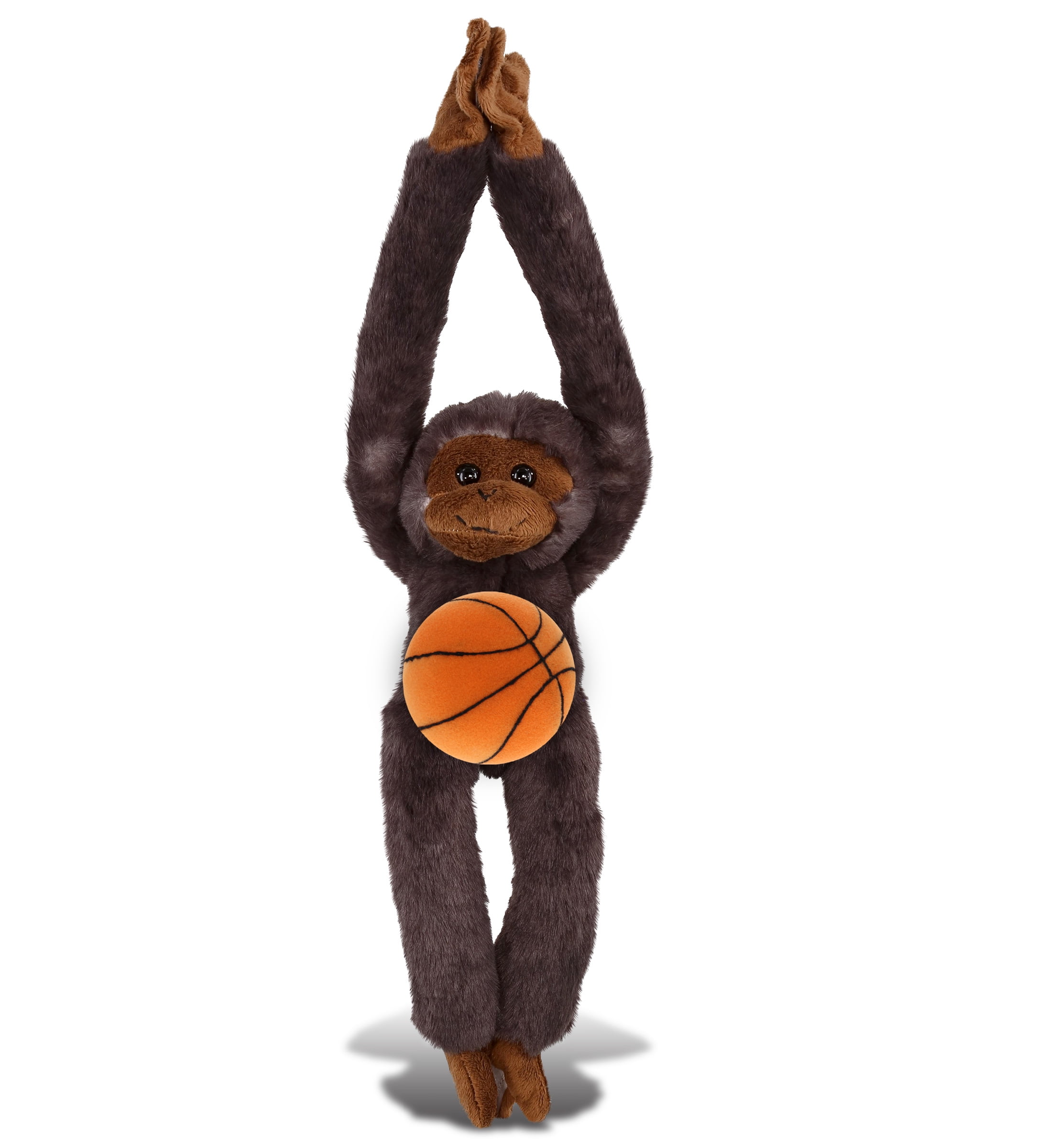 DolliBu Black Capuchin Monkey Stuffed Animal with Basketball Plush ...