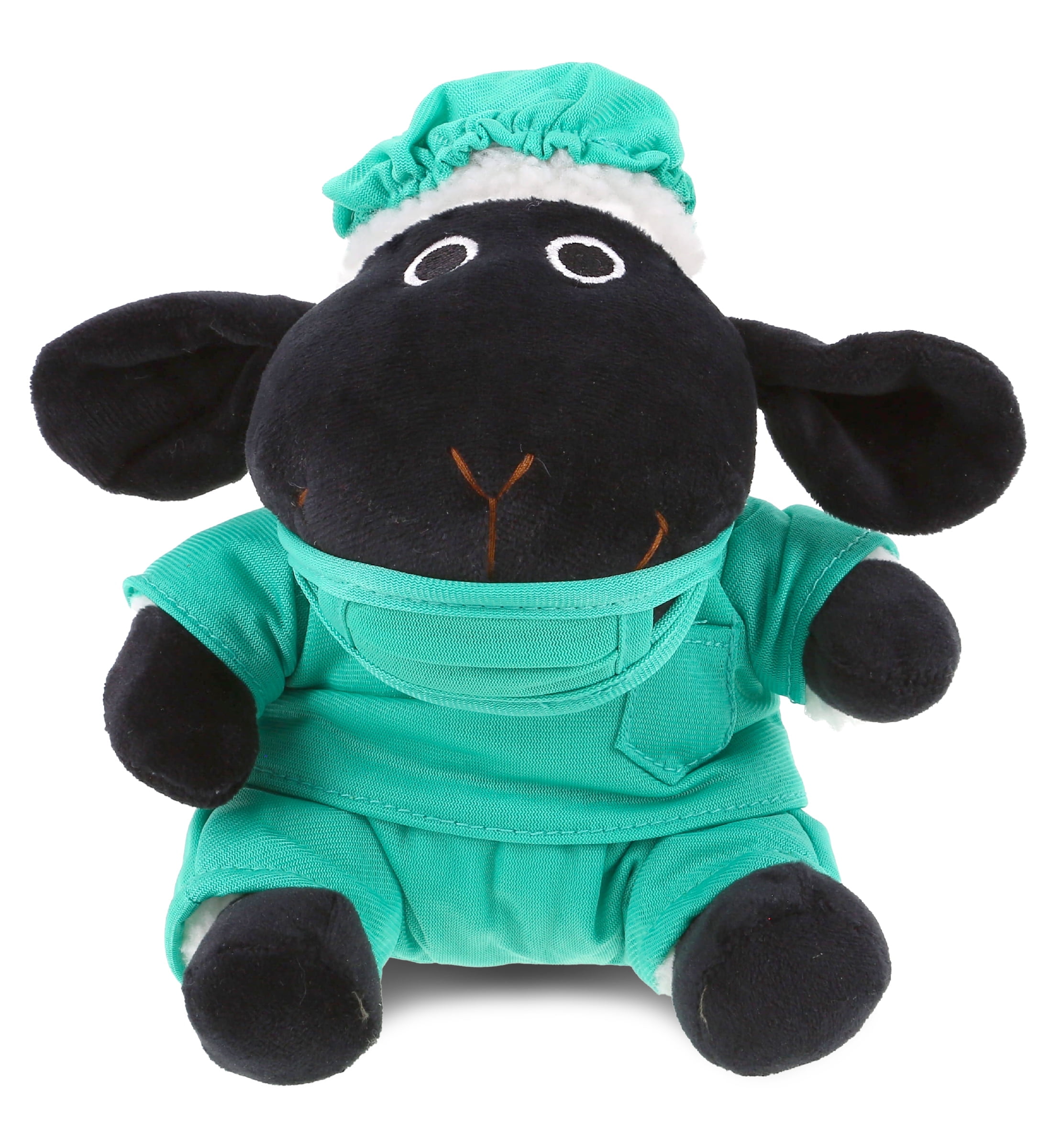 DolliBu Black Nose Sheep Doctor Plush Toy - Super Soft Sheep Doctor ...