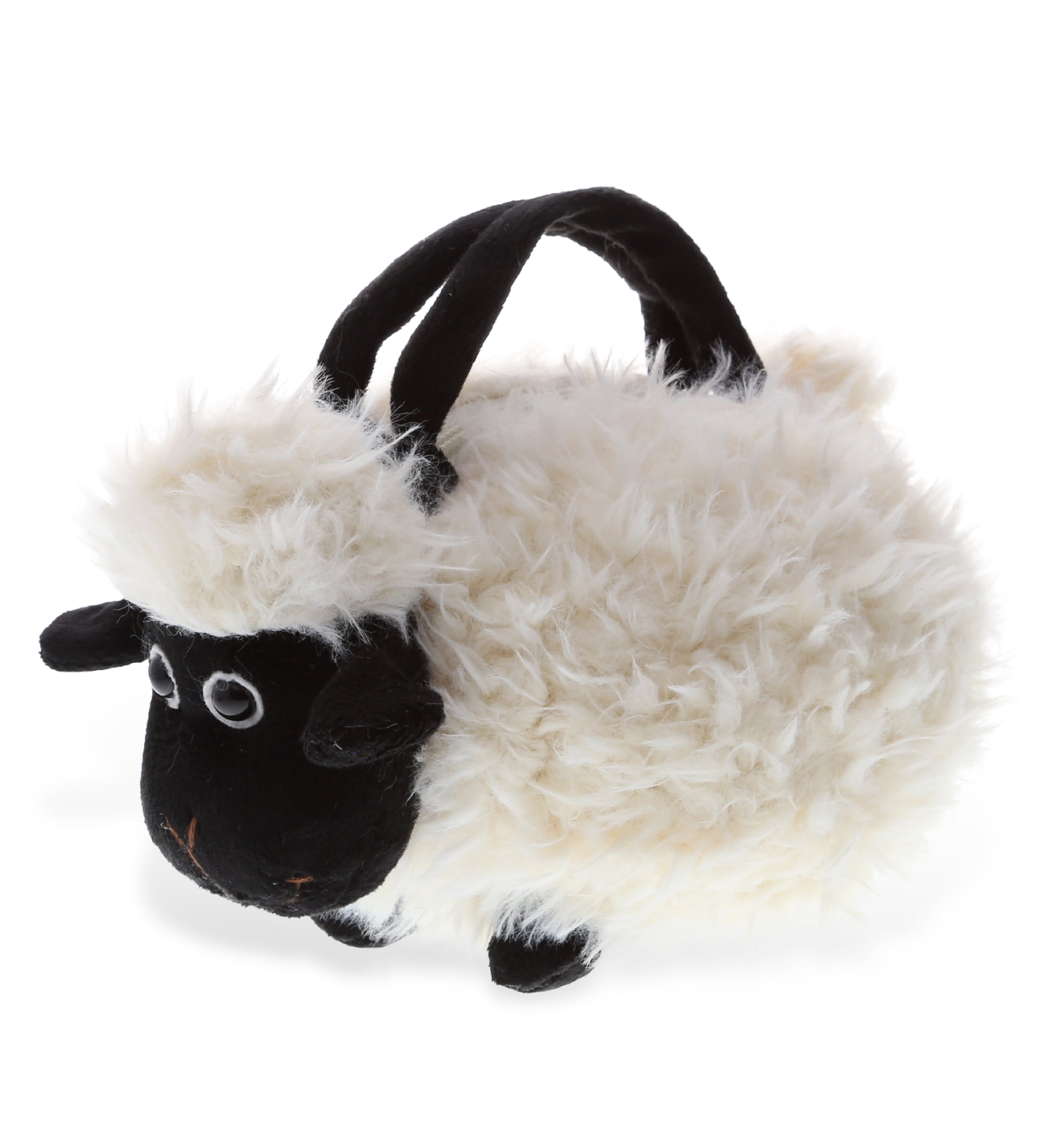 DolliBu Black Nose Sheep Plush Handbag - Super Soft Plush Stuffed ...