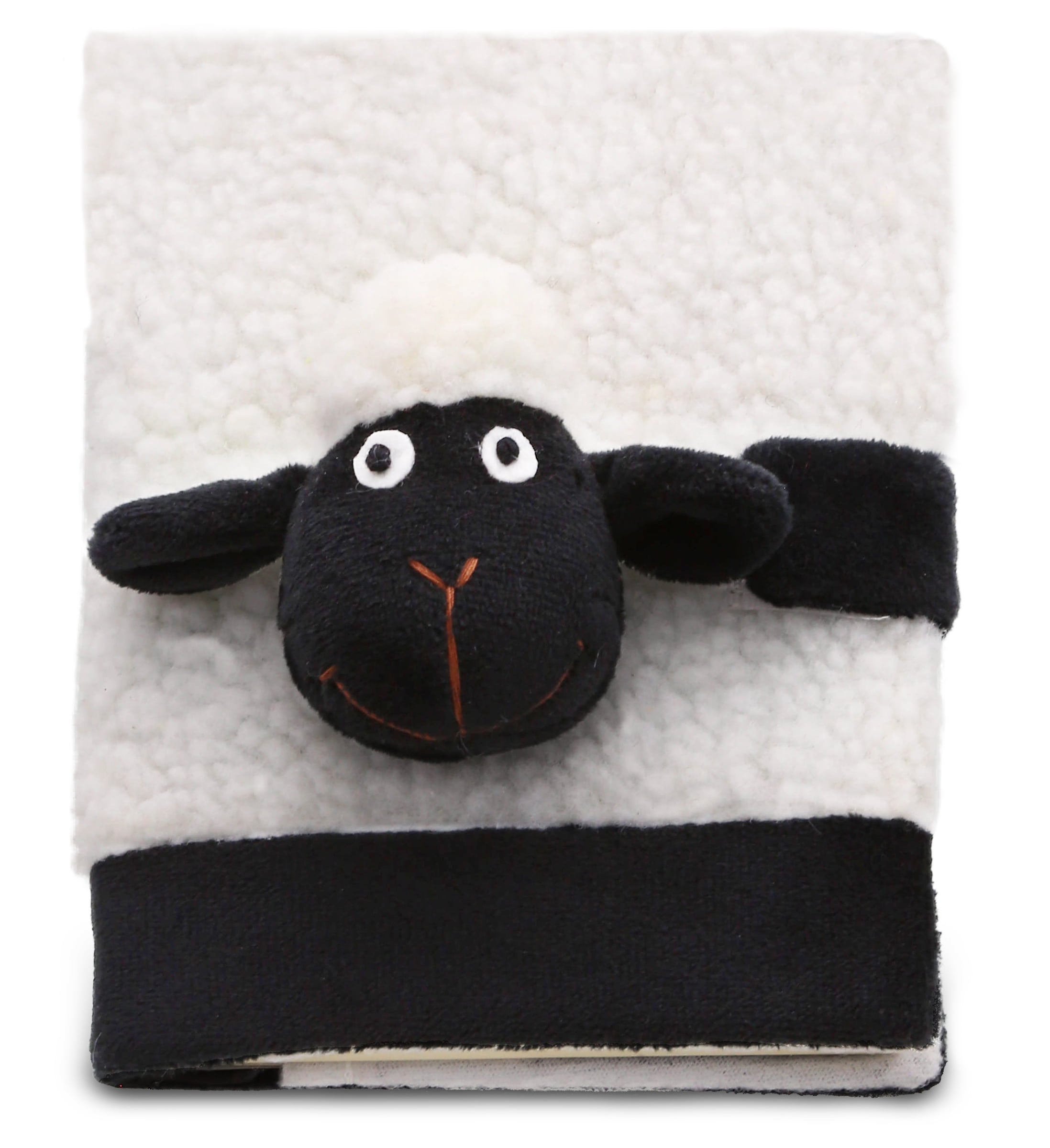 DolliBu Black Nose Sheep Plush Notebook – Unique Plush School Journal ...