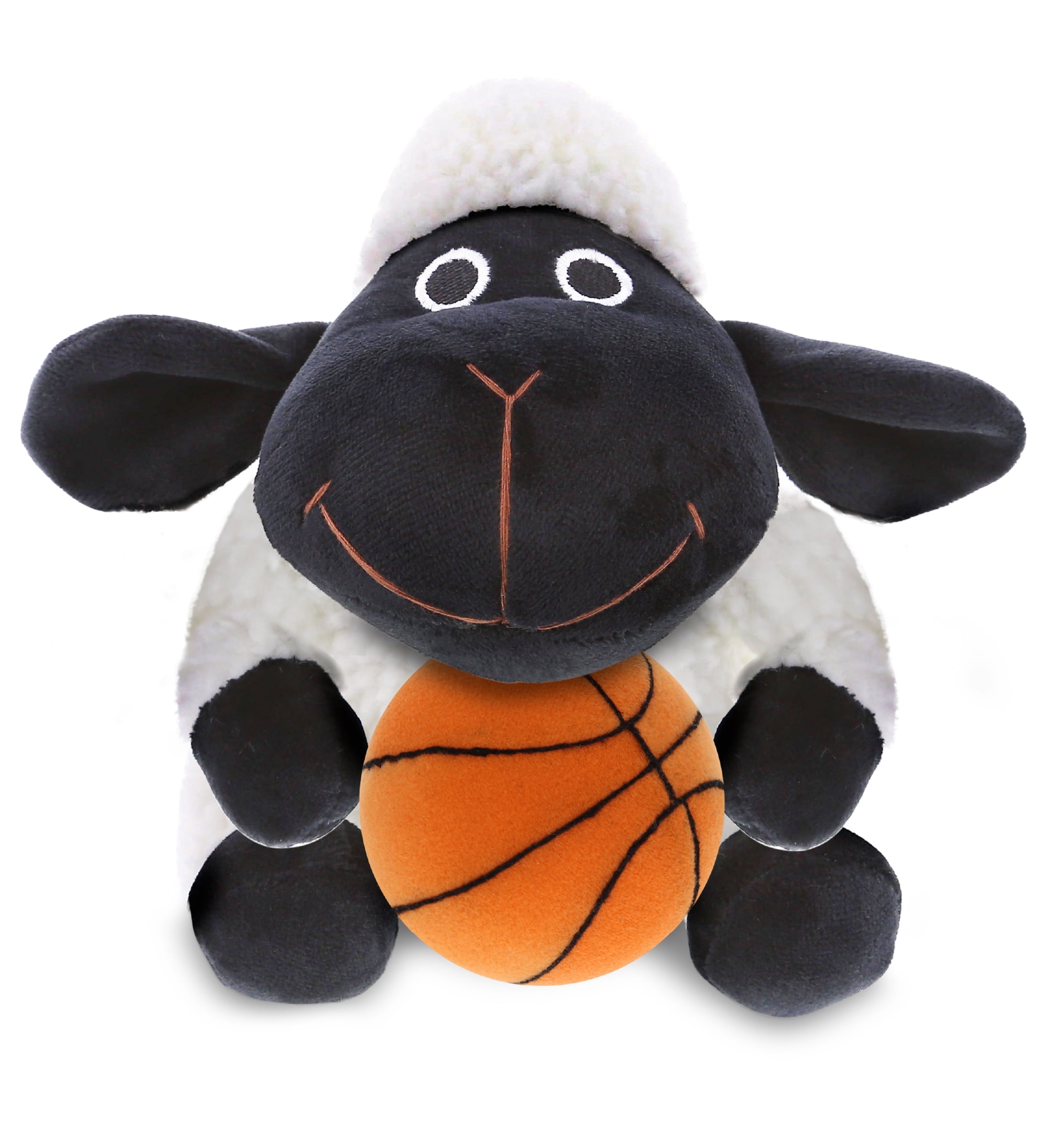 DolliBu Black Nose Sheep Stuffed Animal with Basketball Plush - Soft ...