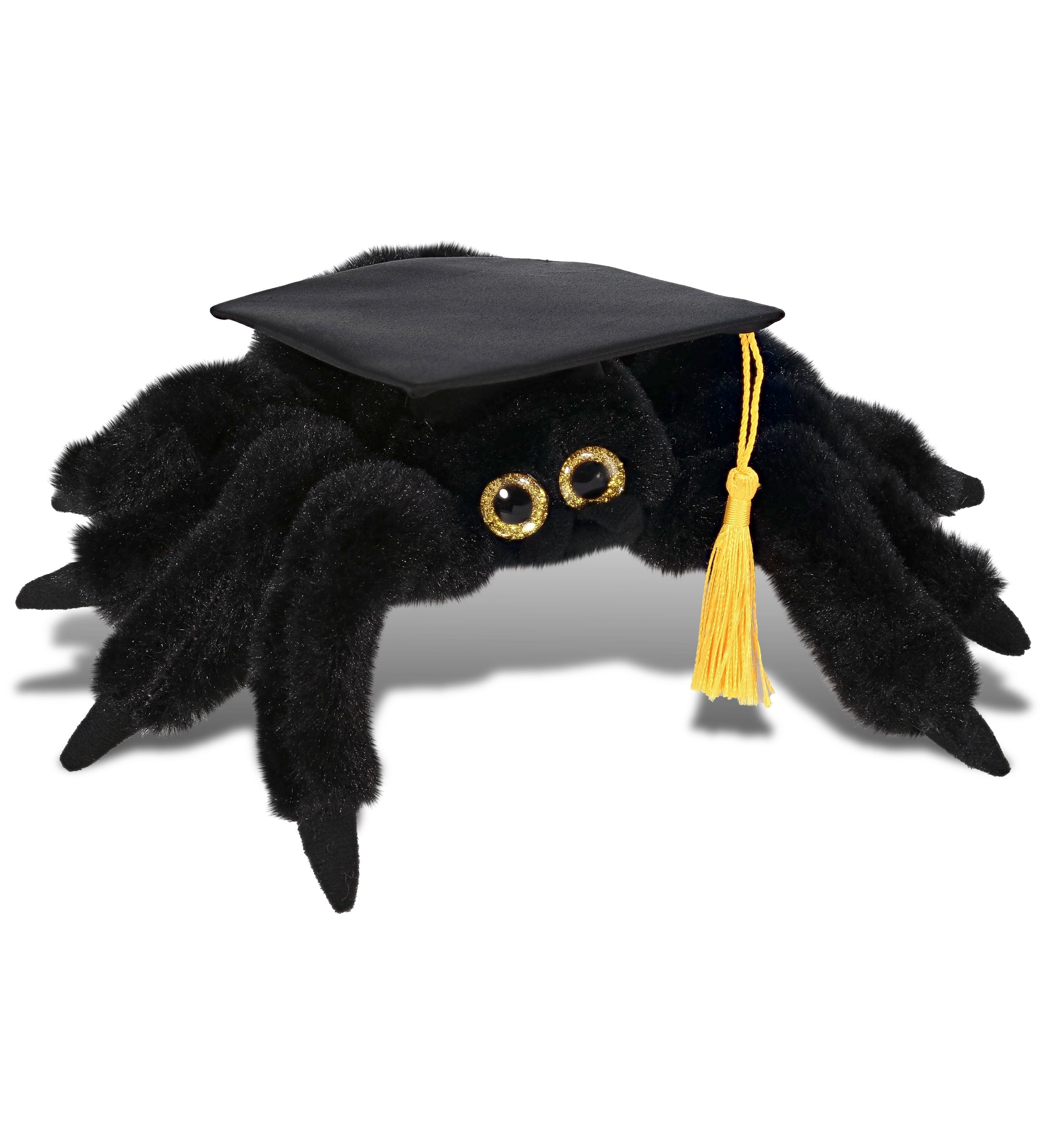 DolliBu Black Spider Graduation Plush Toy - Super Soft Plush Graduation ...